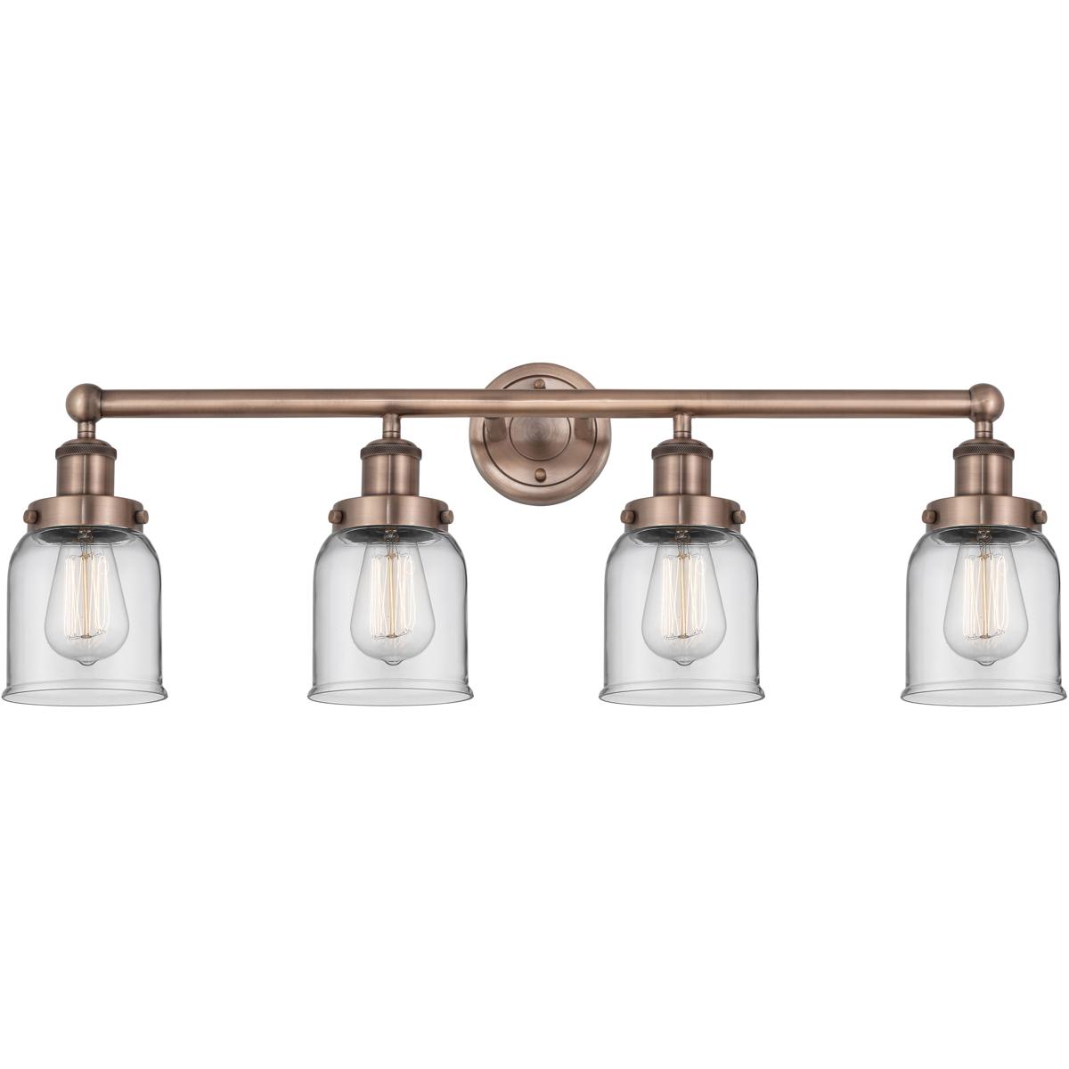Innovations Lighting 616-4W-AC-G52 Bell Bathroom Vanity Light Antique ...