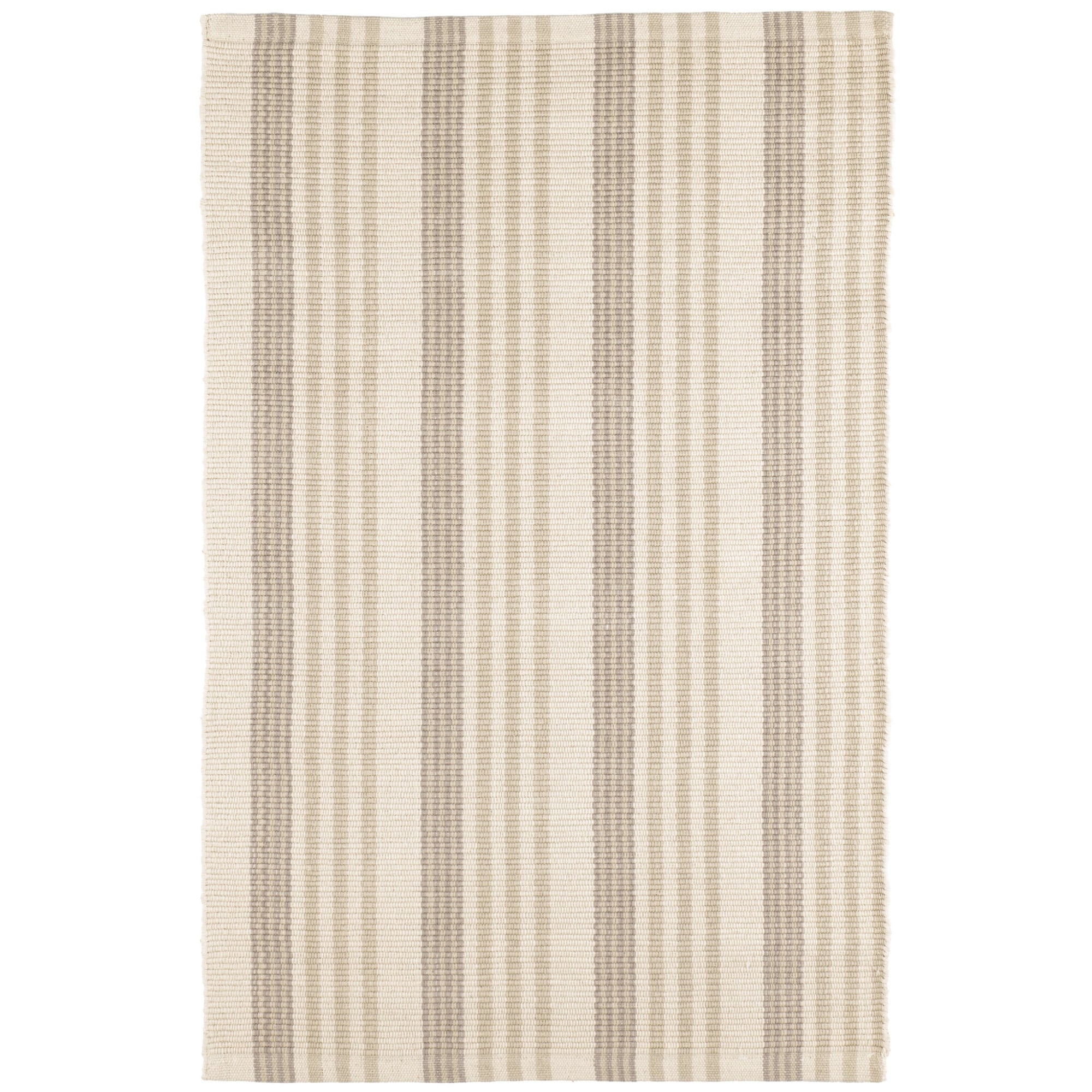 DASH & ALBERT Putney 4 x 6 Stripe Handwoven Cotton Rug in the Rugs ...