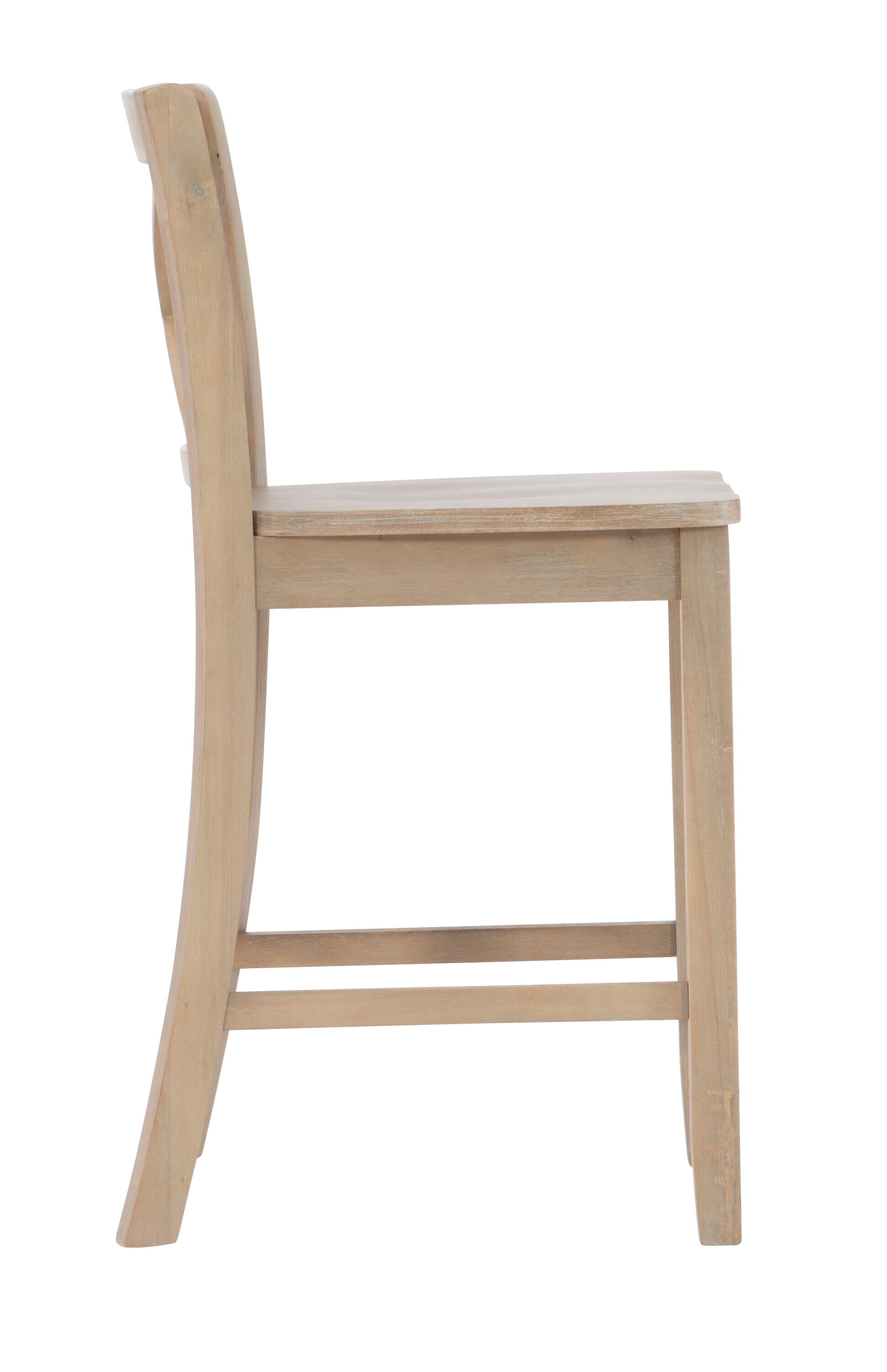 Linon Greywash 24-in H Counter height Wood Bar Stool in the Bar Stools ...