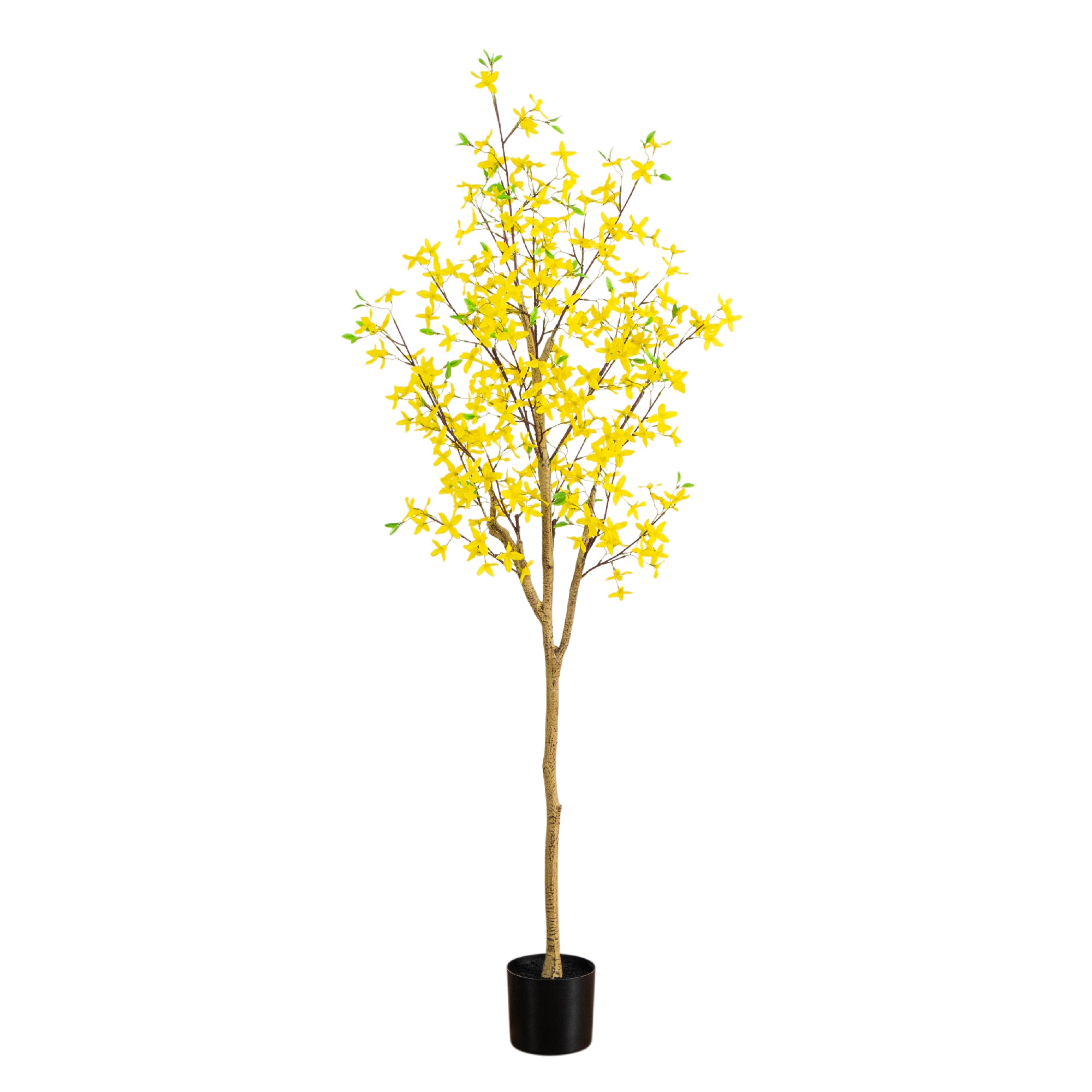 Nearly Natural 6-ft Artificial Forsythia Tree in the Artificial Plants ...