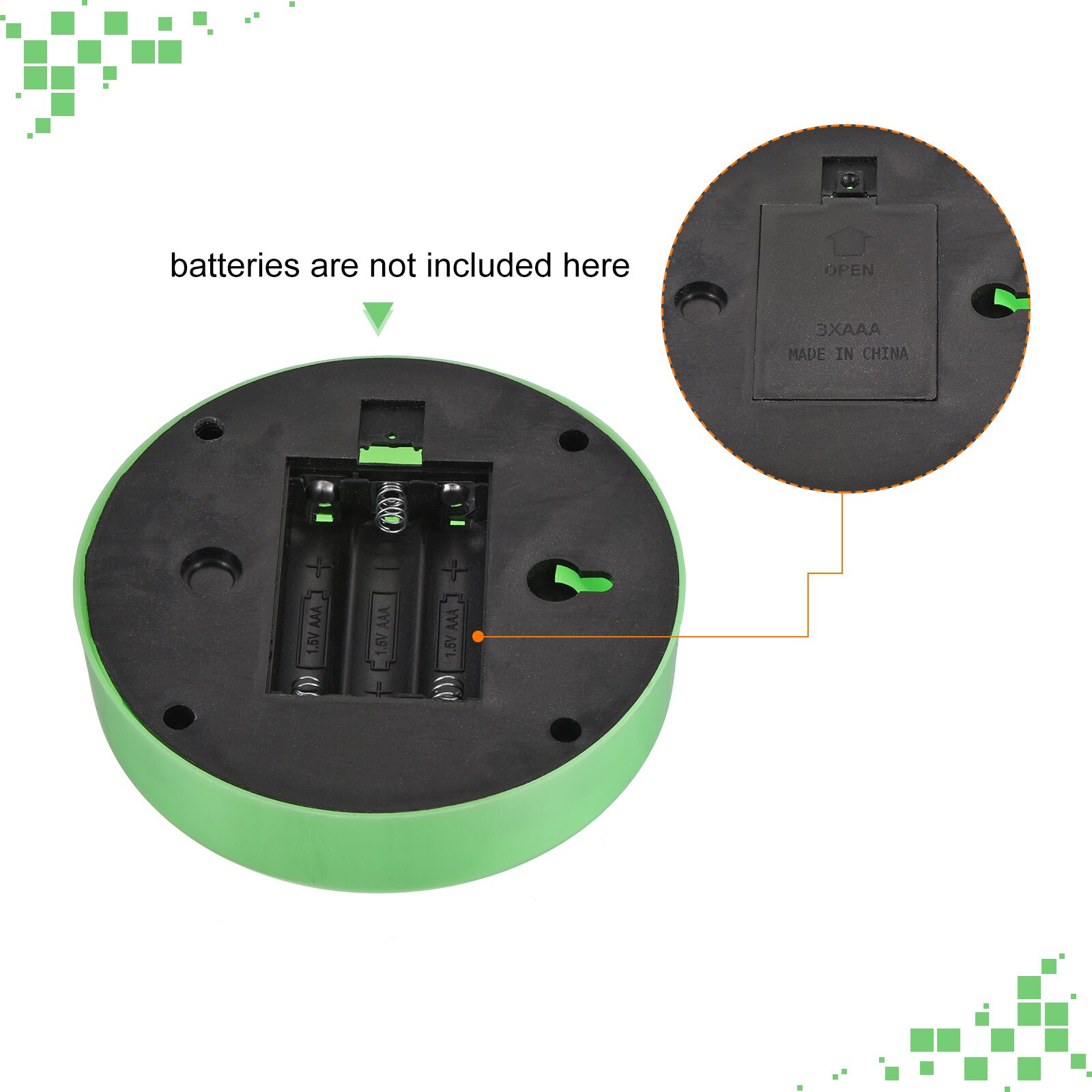 Unique Bargains Touch Tap Light LED Push Night Light AAA Battery ...