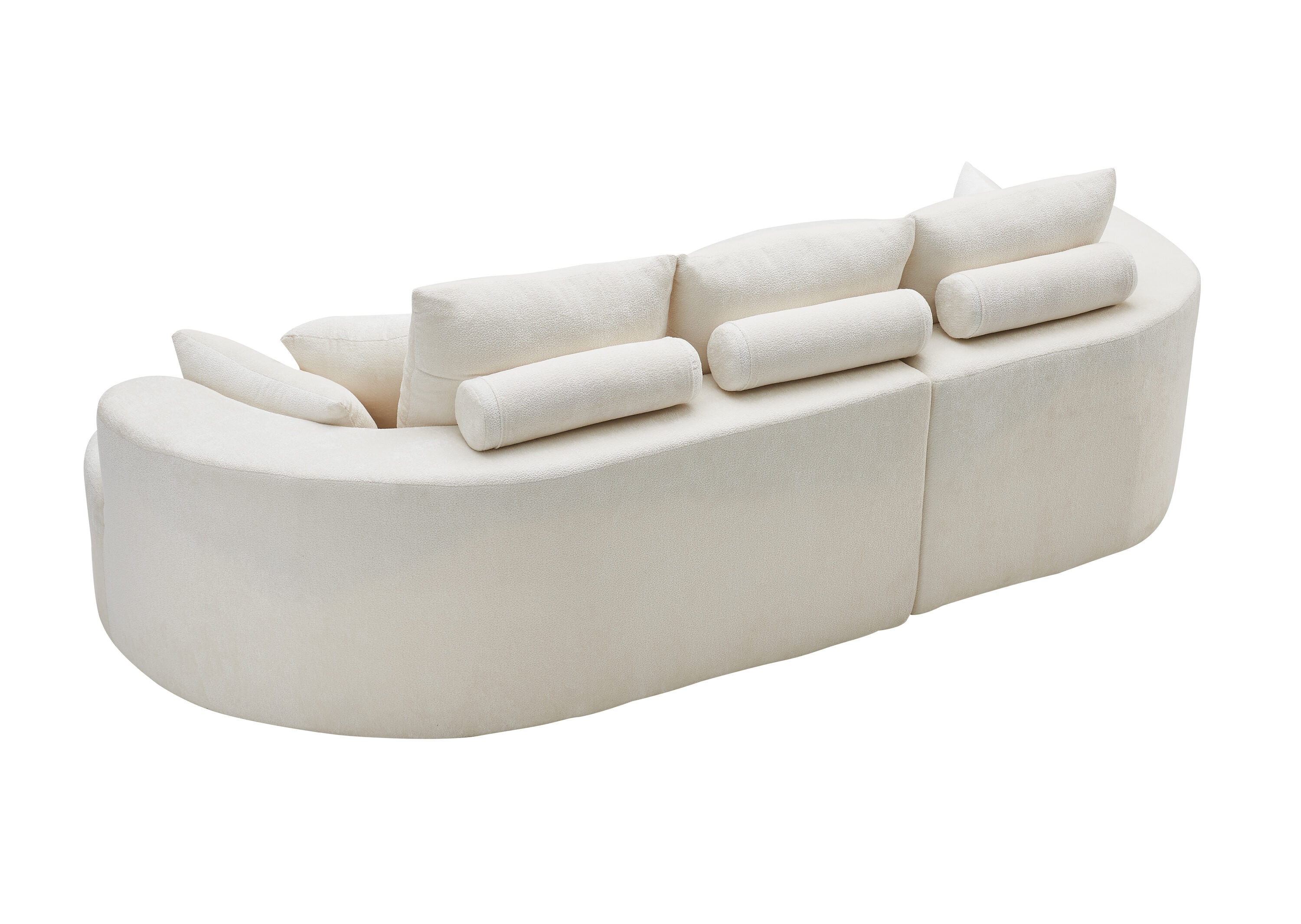 Christopher Knight Home Cloud Curved 106-inch Upholstered Curved ...