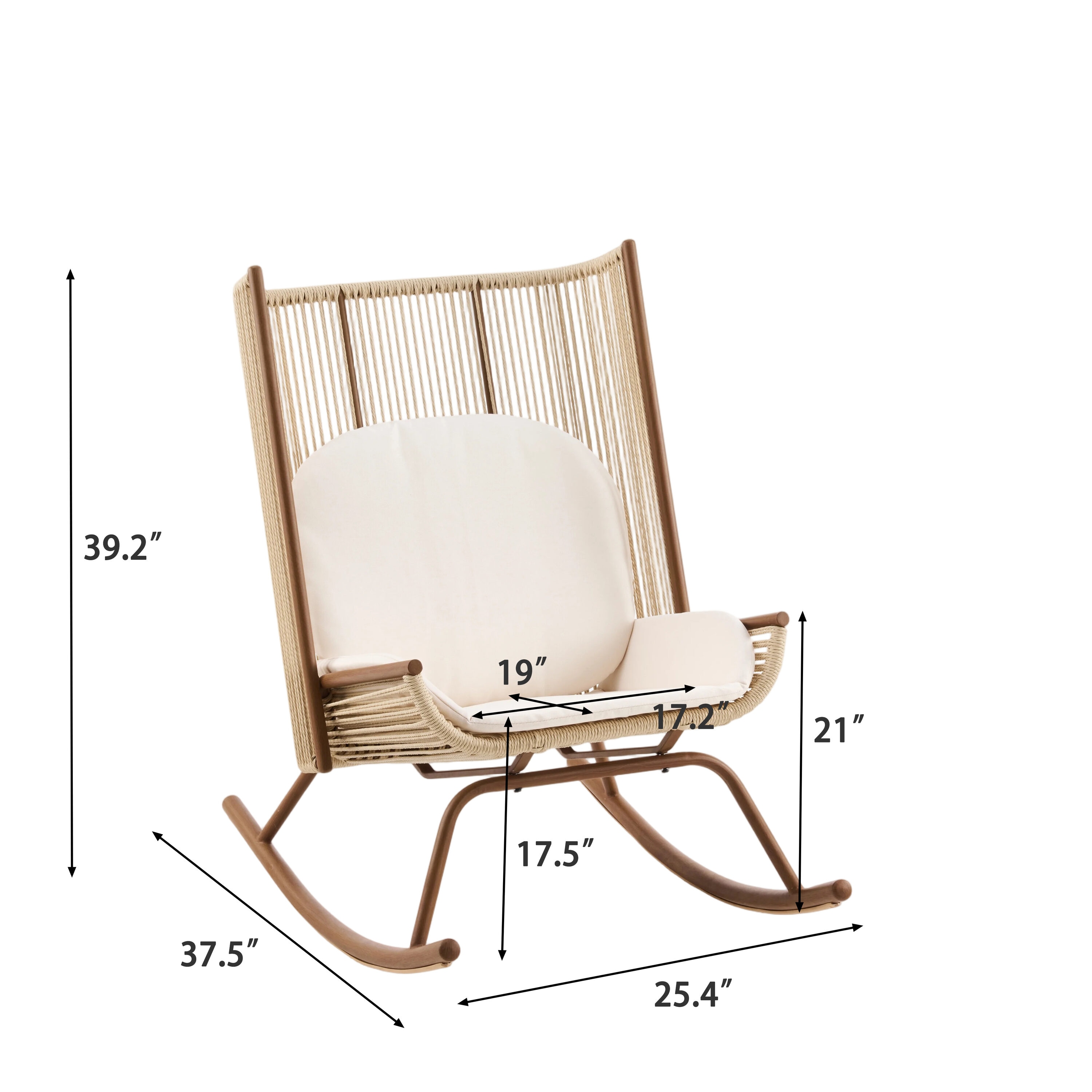 Christopher Knight Home Siena Modern Outdoor 2-Piece Set High Arc Back ...