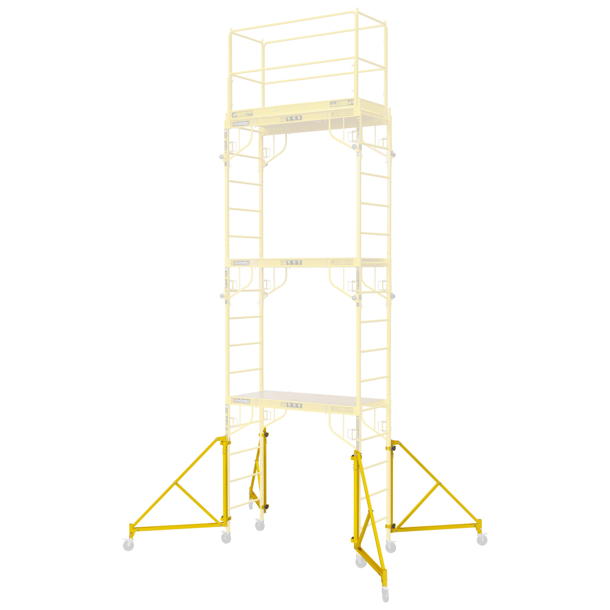 ScaffoldMart Outriggers Steel 3.6-ft H x 1000-lb Capacity Baker ...