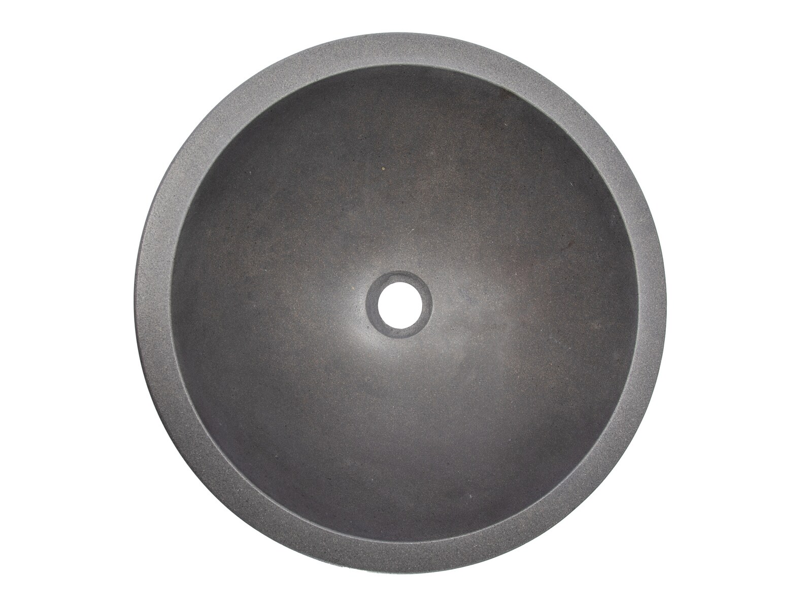 Eden Bath Lava Stone Natural Stone Drop-In Round Modern Bathroom Sink ...