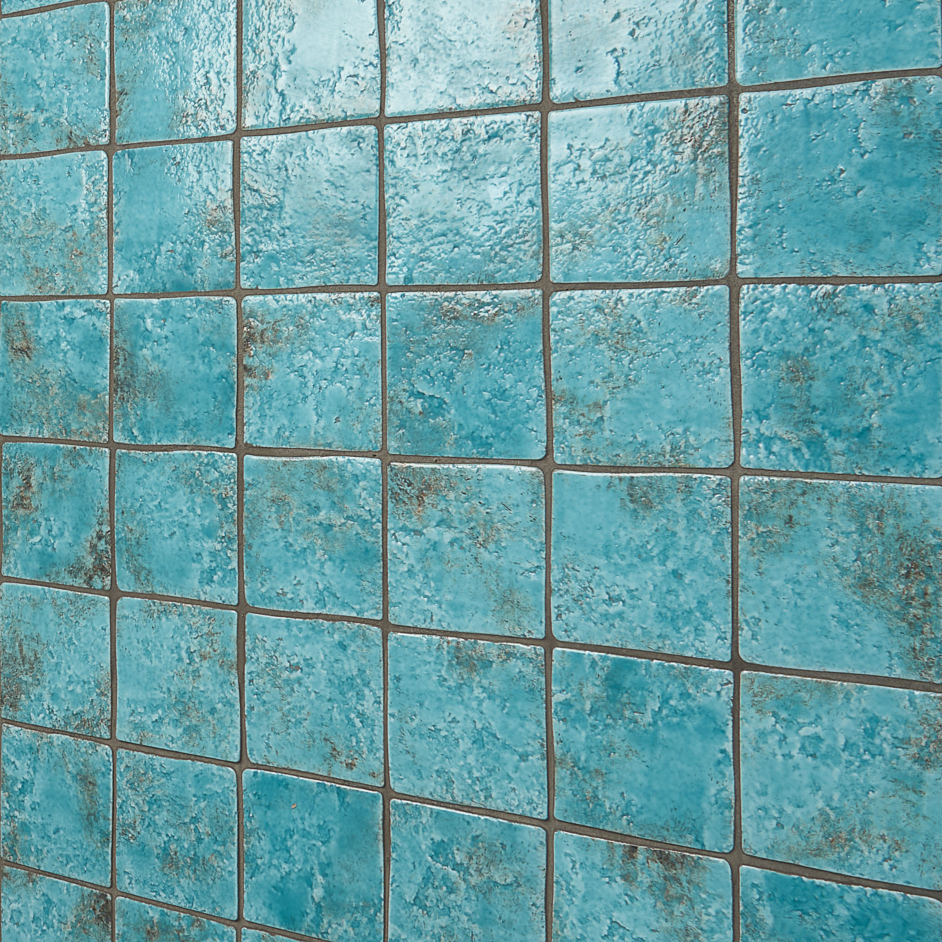 Artmore Tile Aether Lagoon Blue 5-in x 5-in Glossy Porcelain ...
