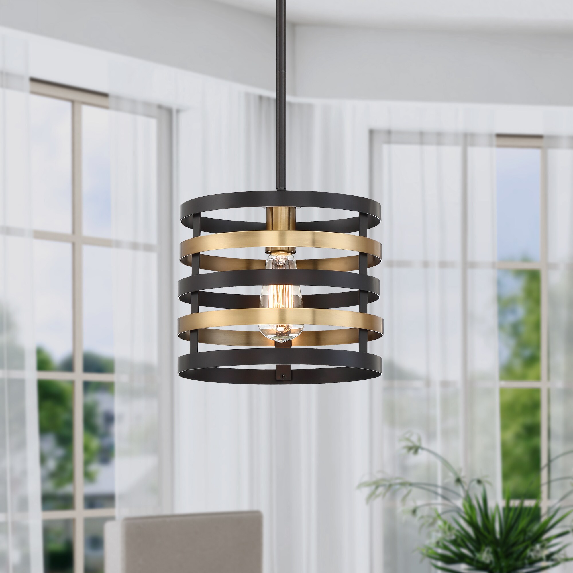 Designers Fountain Mya Antique Bronze Modern/Contemporary Cylinder ...