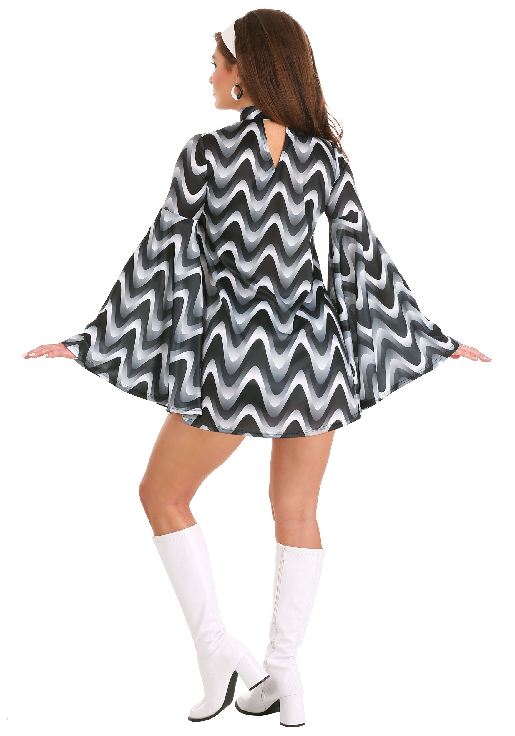 HalloweenCostumes.com FUN Costumes Silver Queen Disco Costume 1960 ...