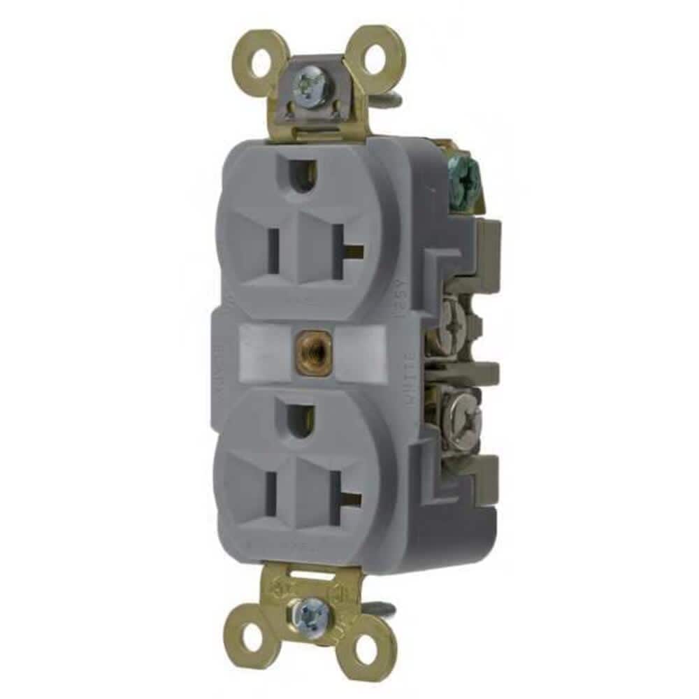 Hubbell Wiring Device-Kellems Straight Blade Receptacle 5-20R 20 A 125V ...