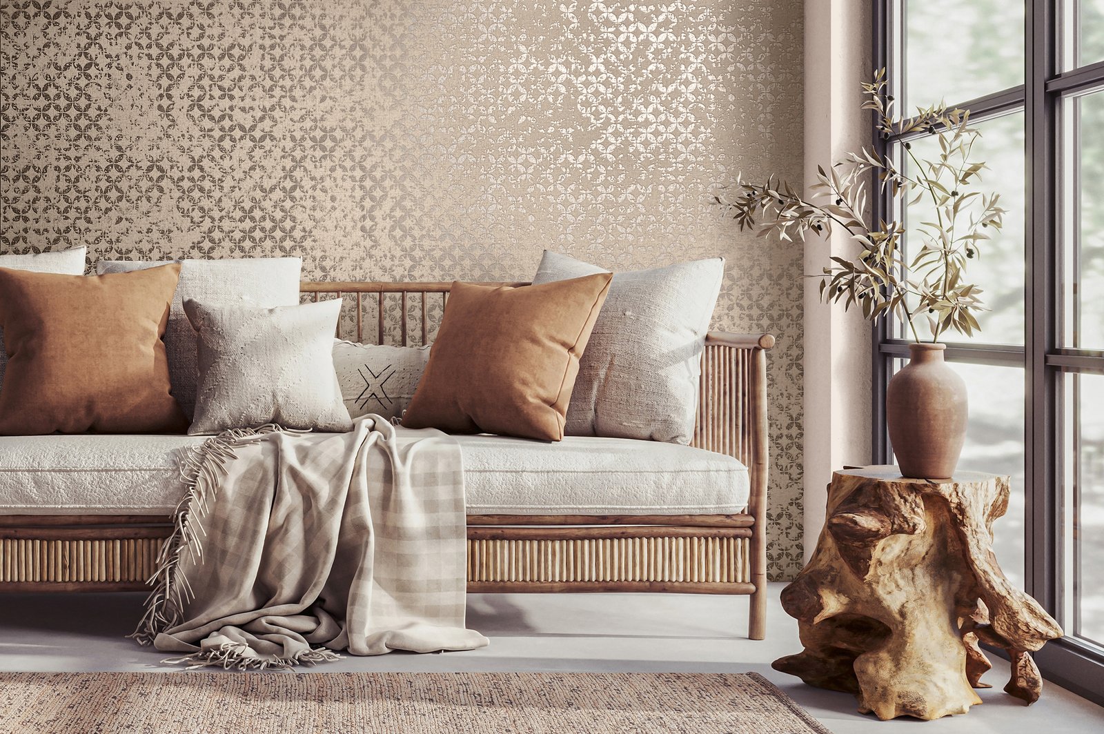 Galerie City Romance Abstract Orange Wallpaper 35120 in the Wallpaper ...