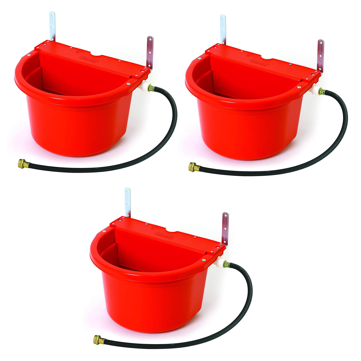 Little Giant 4 Gal Auto Float Controlled Waterer Livestock Trough Red ...