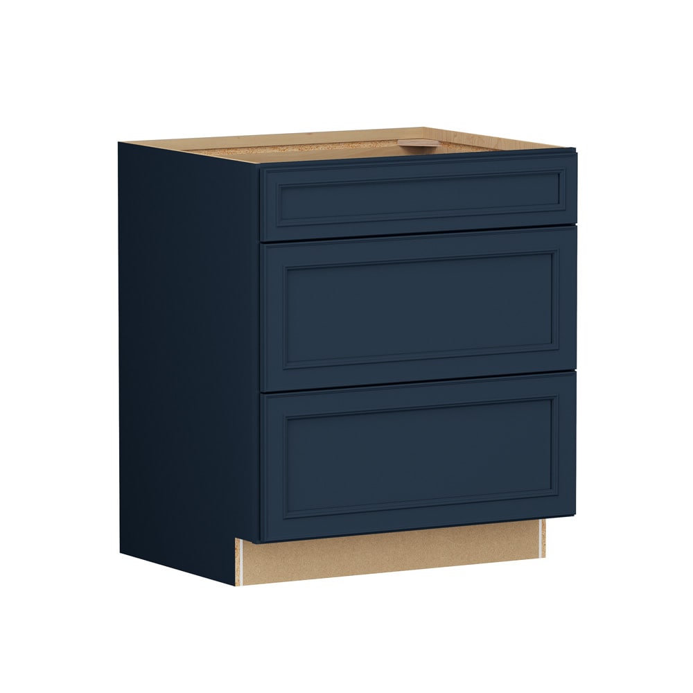 Shenandoah Irvington 30-in W x 34.5-in H x 24-in D Navy Painted Drawer ...