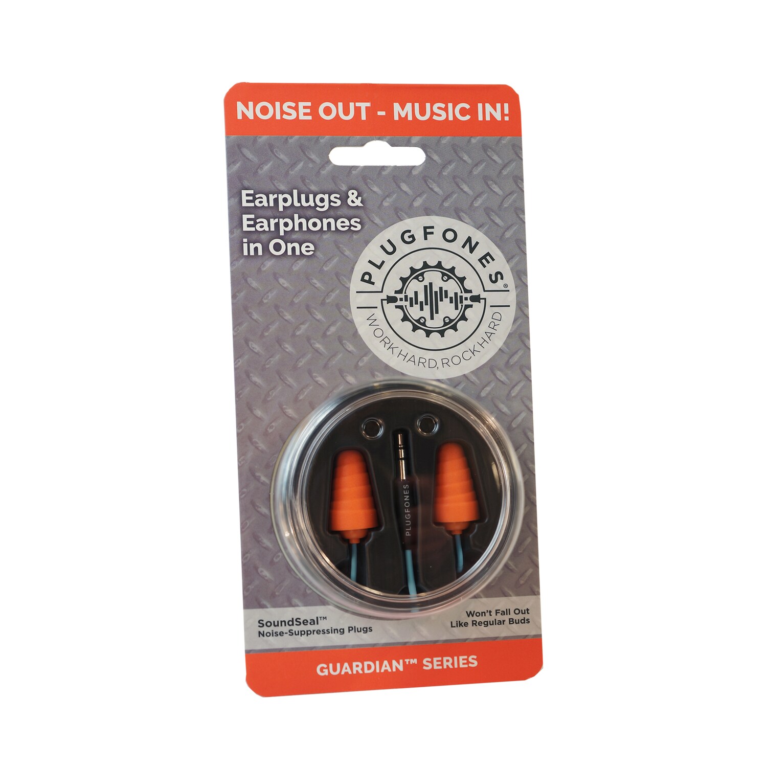Guardian Plugfones Guardian PG-UO Corded Earplugs with Audio 3.5 mm ...