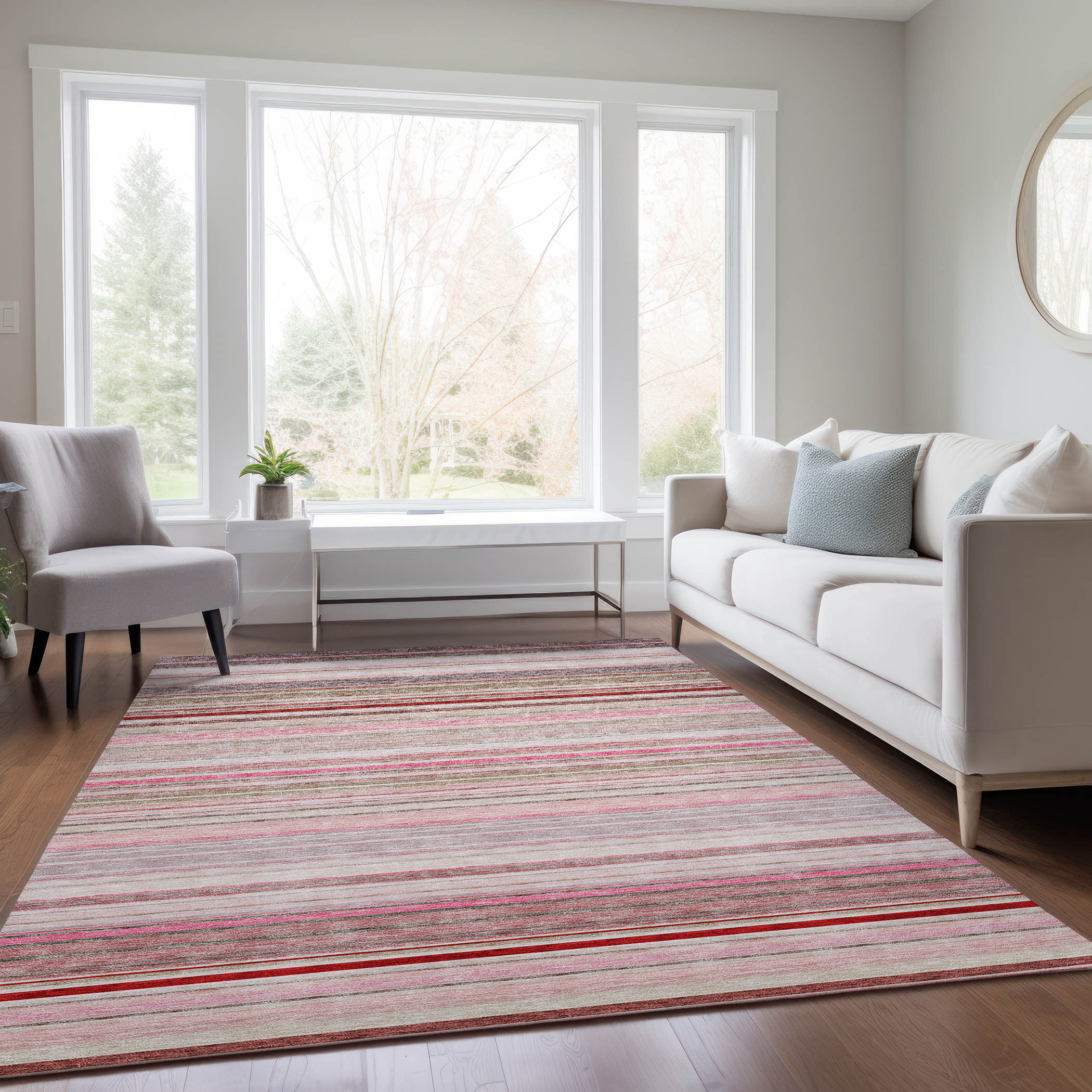 Addison Rugs Chantille ACN979PI 2 x 3 (ft) Loomed Pink Rectangular ...