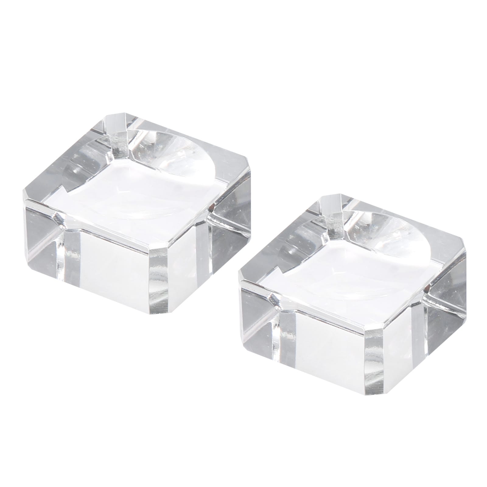 Unique Bargains Crystal LED Displays Base Stand Holders 35x35x18mm ...