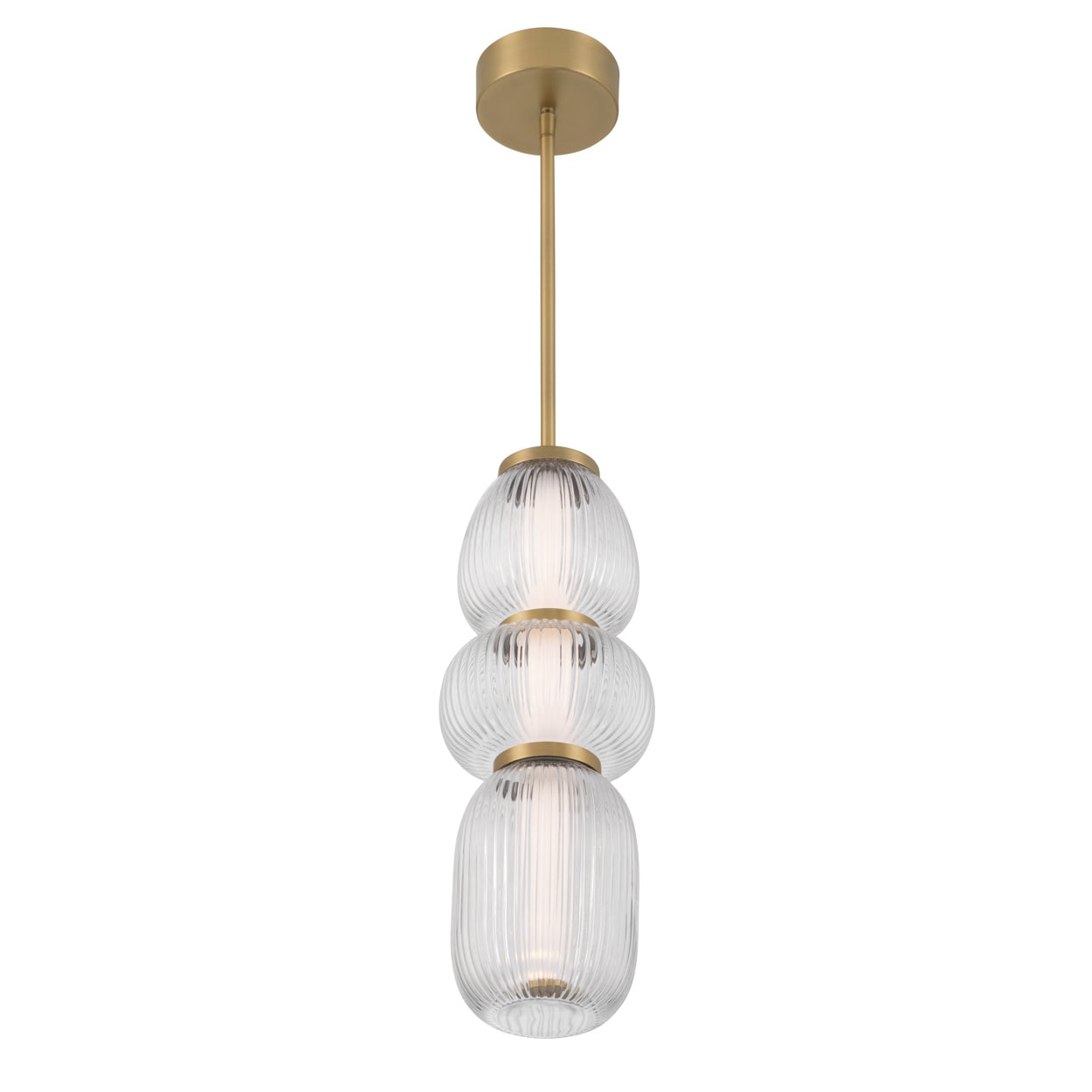 Minka Lavery Cordel 1 -Light Legacy Brass Modern/contemporary Ribbed ...