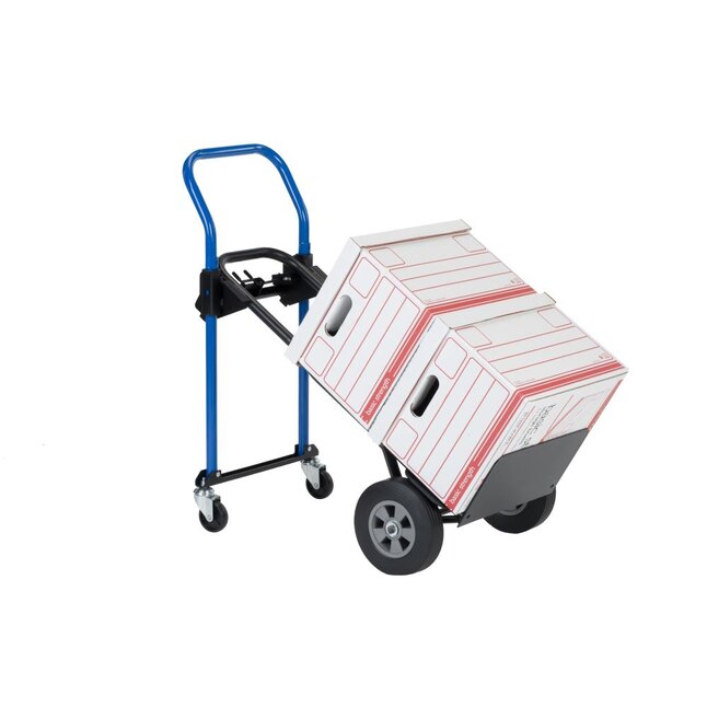 HARPER 600-lb 4-Wheel Blue Steel Convertible Hand Truck in the Hand ... HARPER 600-lb 4-Wheel Blue Steel Convertible Hand Truck in the Hand ...