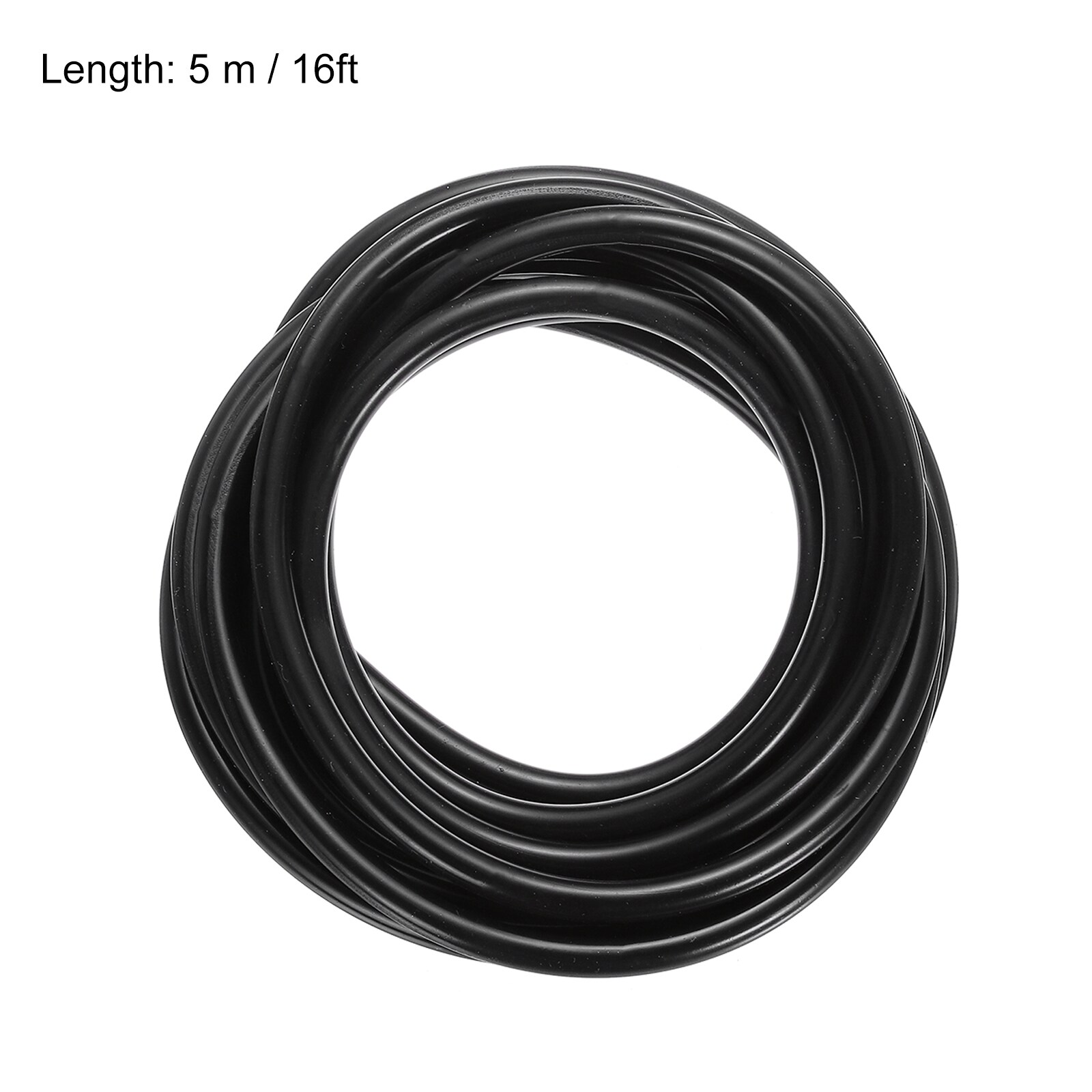 Unique Bargains Silicone Foam Seal Weather Strip 9 mm 5 m 16ft Sponge ...