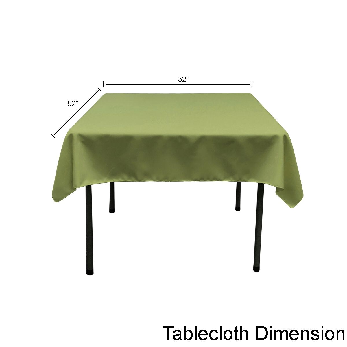 Slickblue Indoor and Outdoor Polyester Poplin Square Table Cover for ...