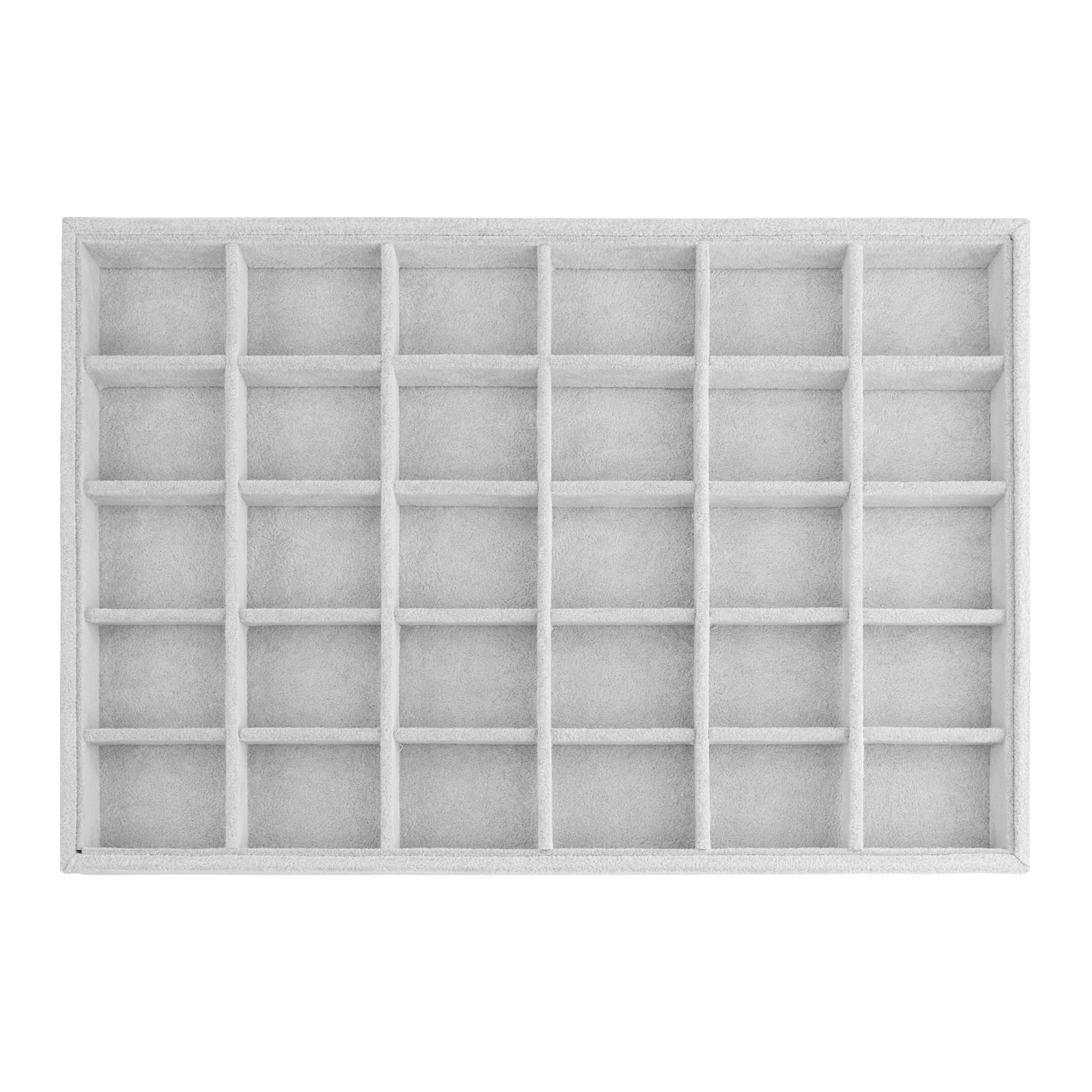 Unique Bargains Velvet Jewelry Organizer Trays with Removable Dividers ...