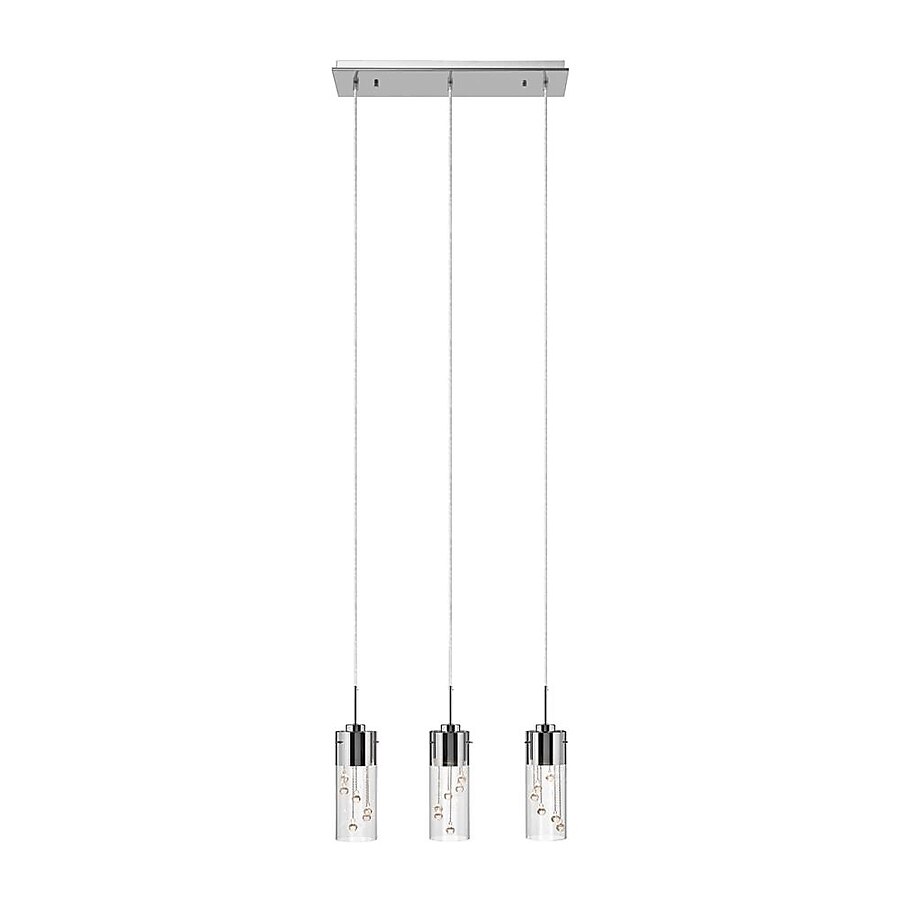 elan Shayla Chrome Modern/Contemporary Clear Glass Cylinder Medium (10 ... elan Shayla Chrome Modern/Contemporary Clear Glass Cylinder Medium (10 ...