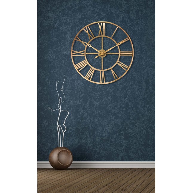 Infinity Instruments Analog Round Transitional Clock In The Clocks Department At