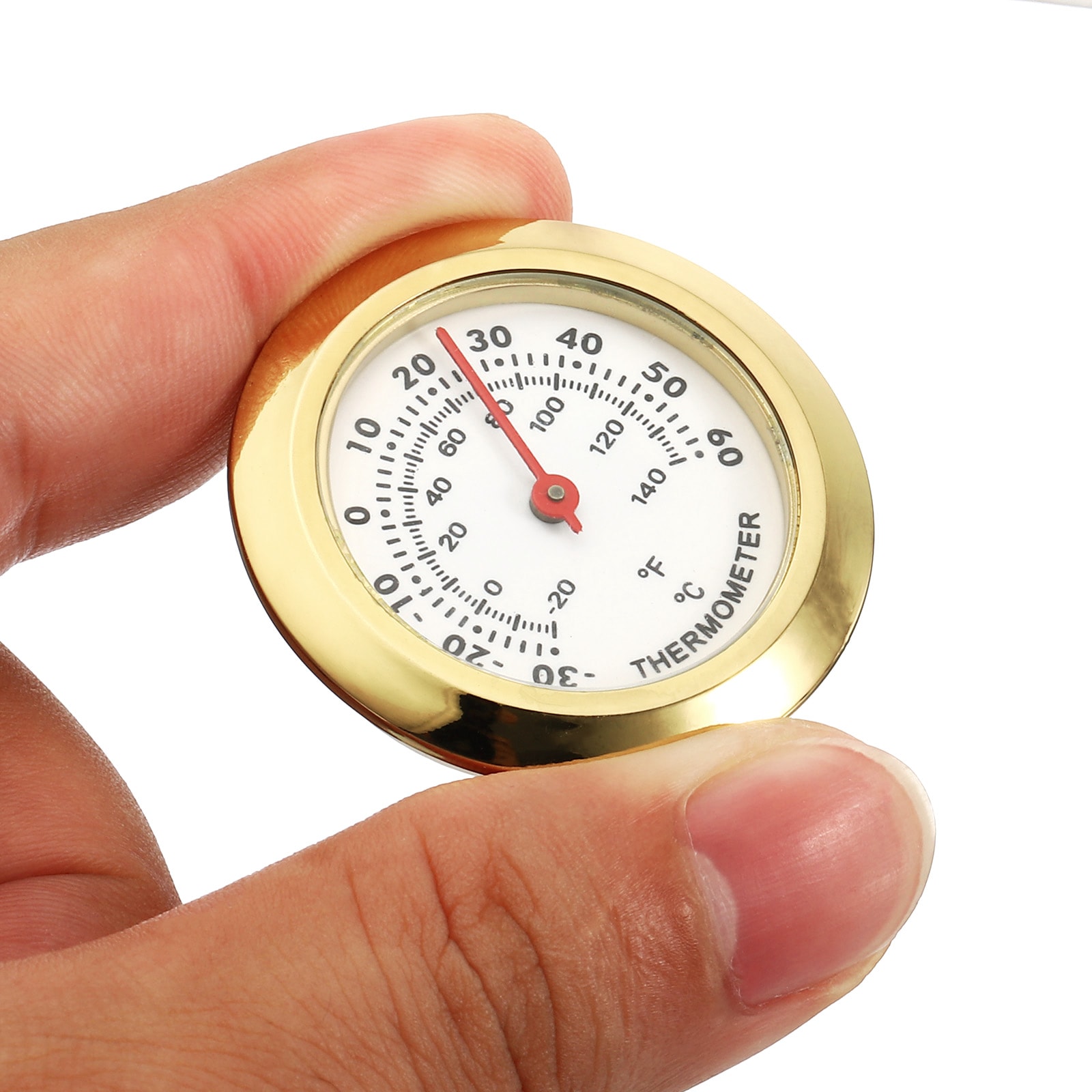 PATIKIL 1.46Inch Mini Indoor Outdoor Thermometer 2pcs Temperature ...