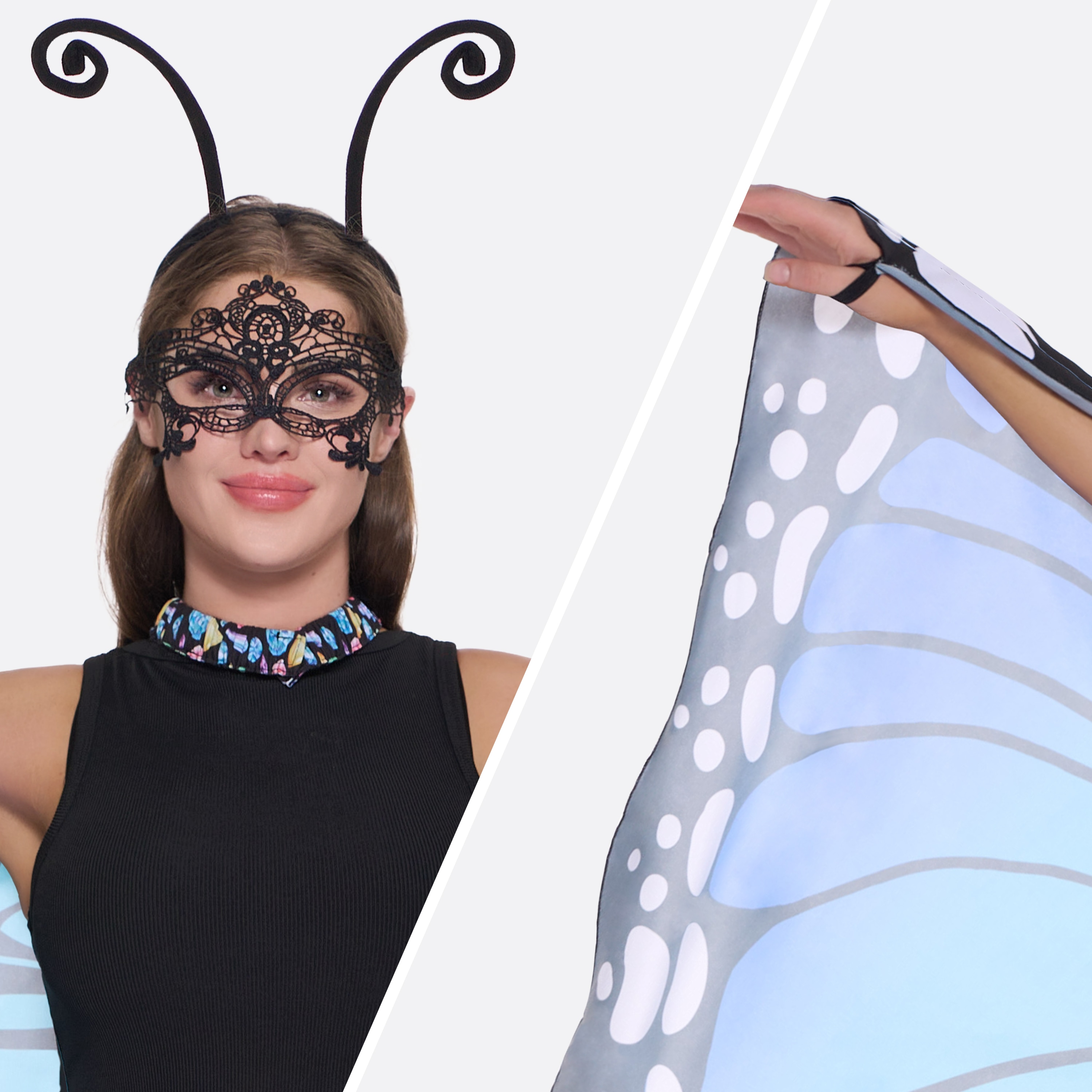 Joyfy alloween Butterfly Wings Costume for Women Butterfly Wings Adult ...