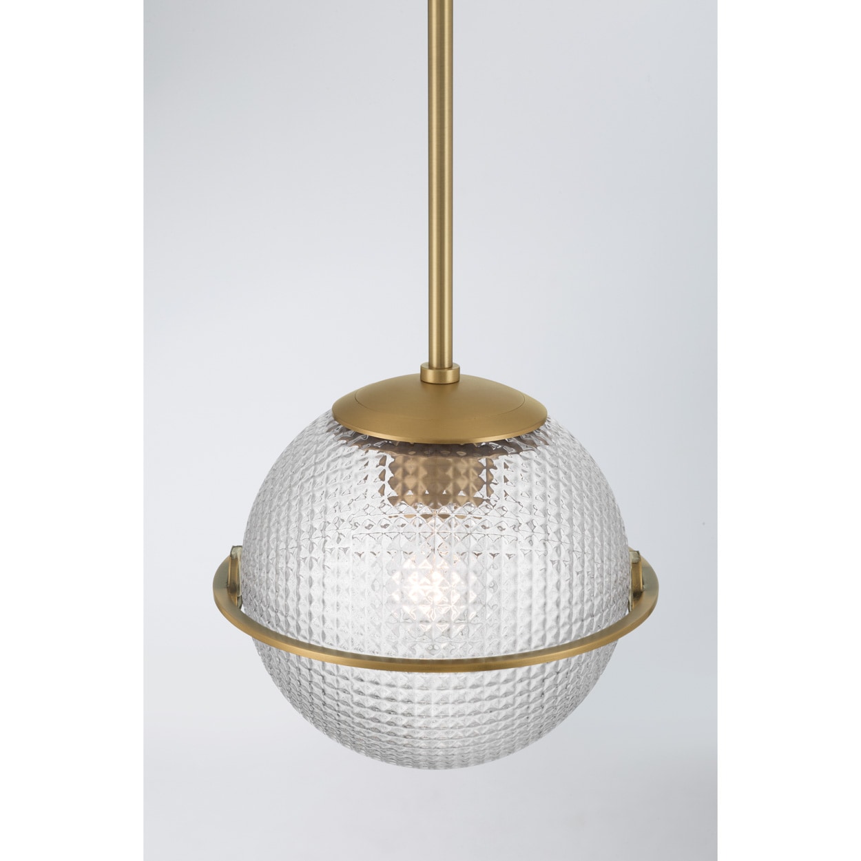 Minka Lavery Luniva 1 -Light Legacy Brass Transitional Textured glass ...