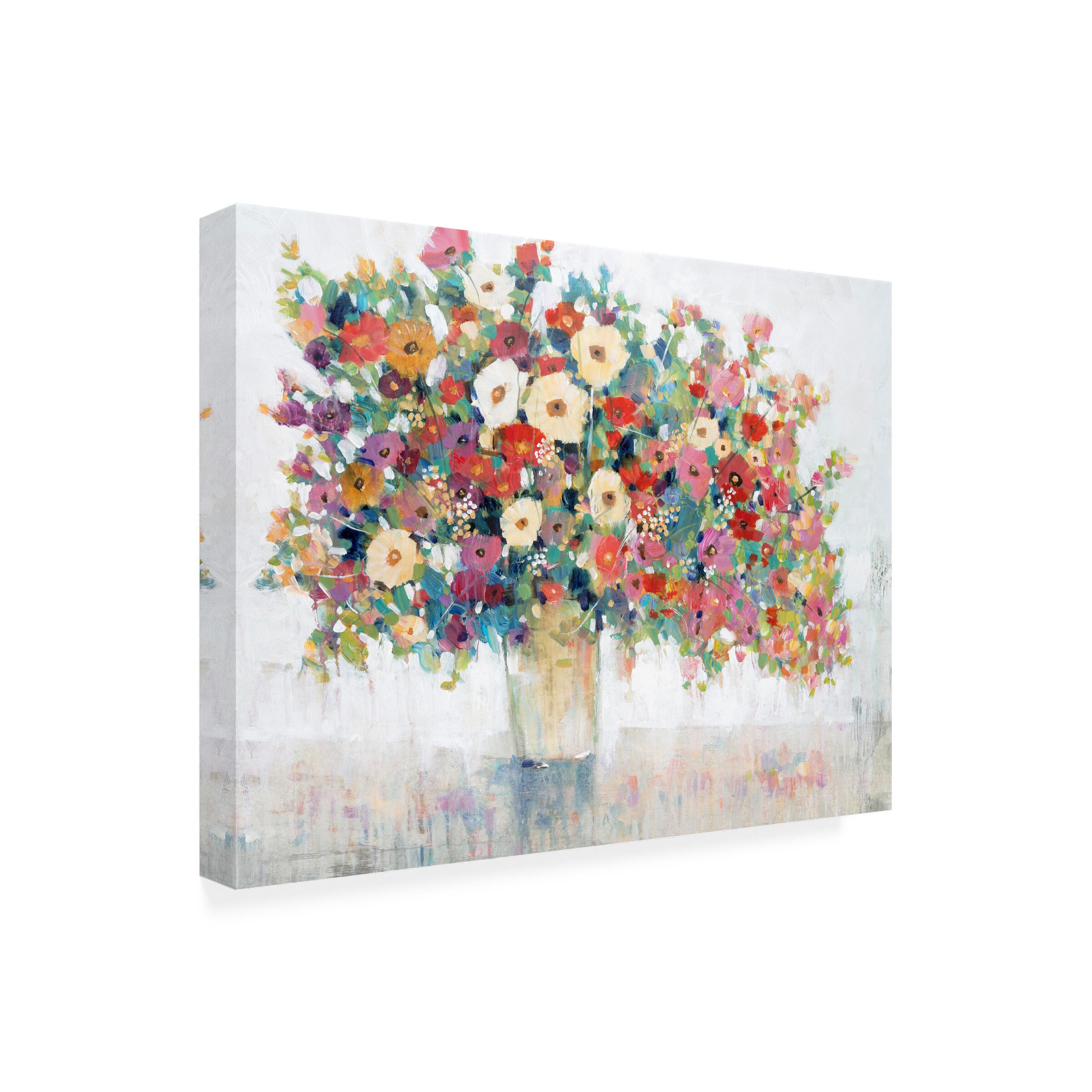 Trademark Fine Art Tim OToole Mix Flower Bouquet I Canvas Art in the ...