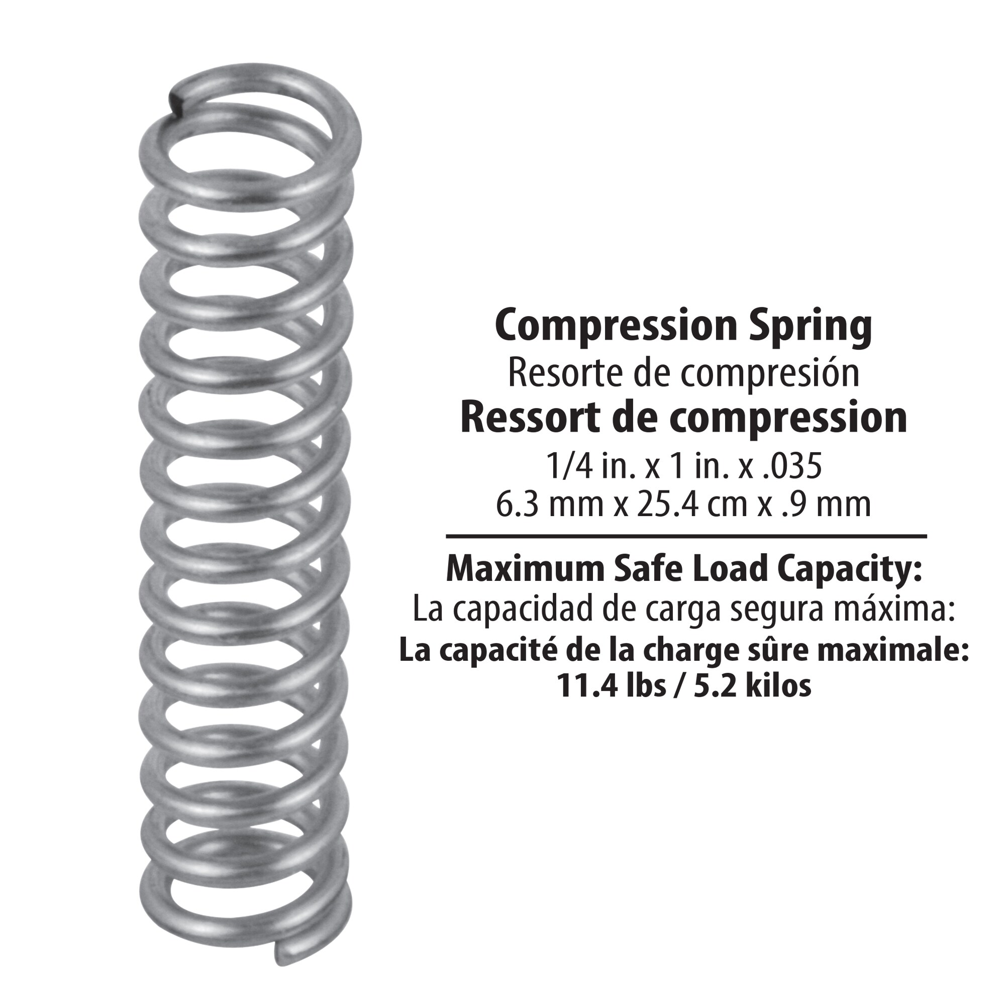 Prime-Line 1-in Nickel Steel Screen/Storm Door Spring (6-Pack) SP 9701 ...