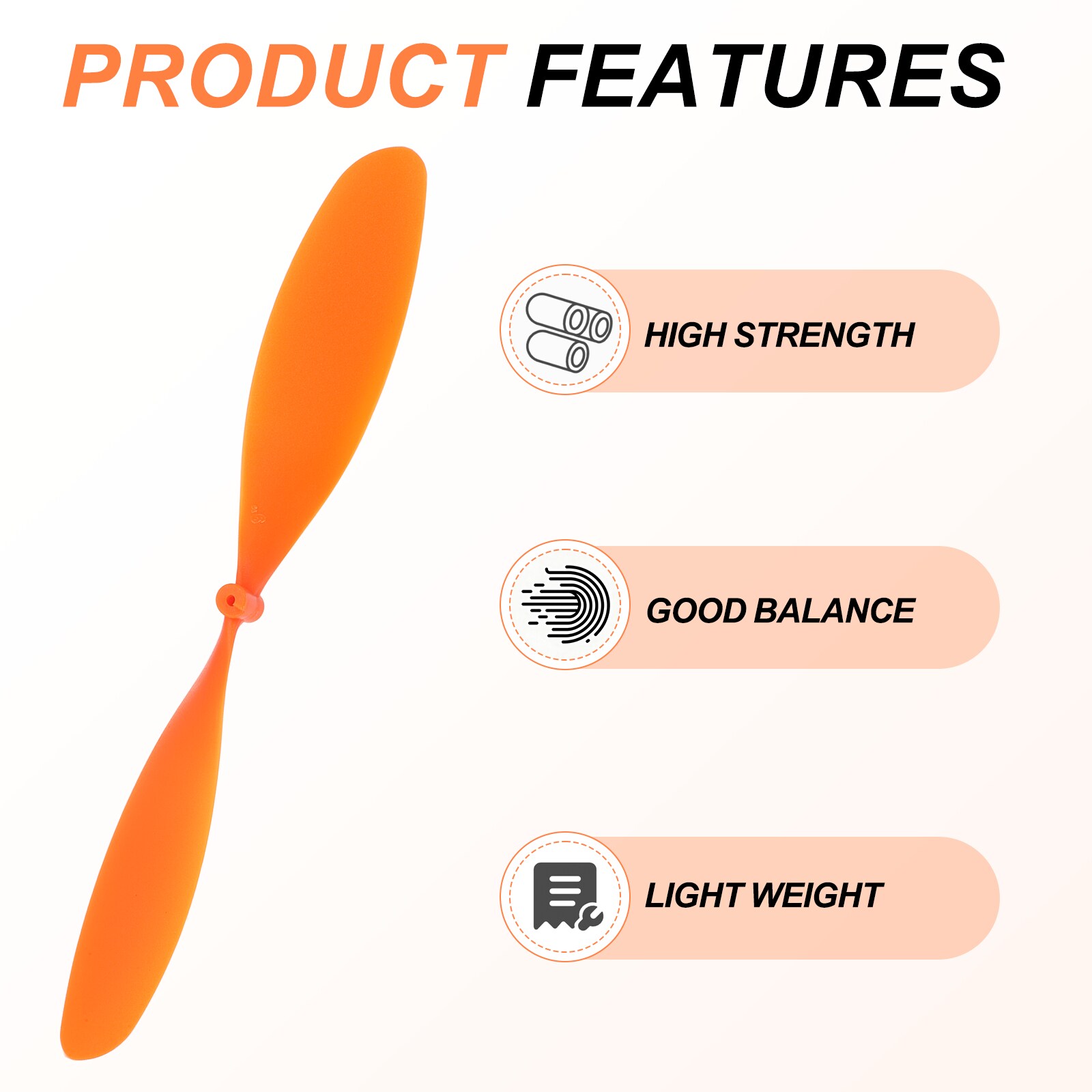 Unique Bargains Plastic Propeller Propeller Props Blade Helicopter Kit ...