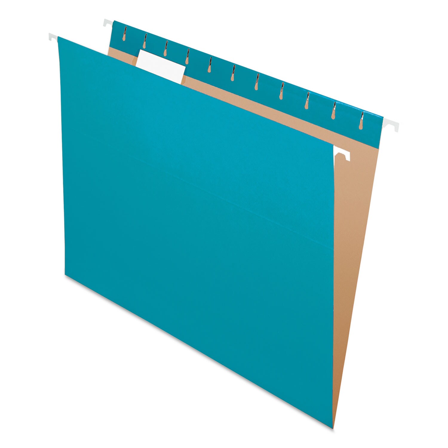 Pendaflex Colored Hanging Folders Letter Size 1 5 Cut Tabs Teal 25 Box ...