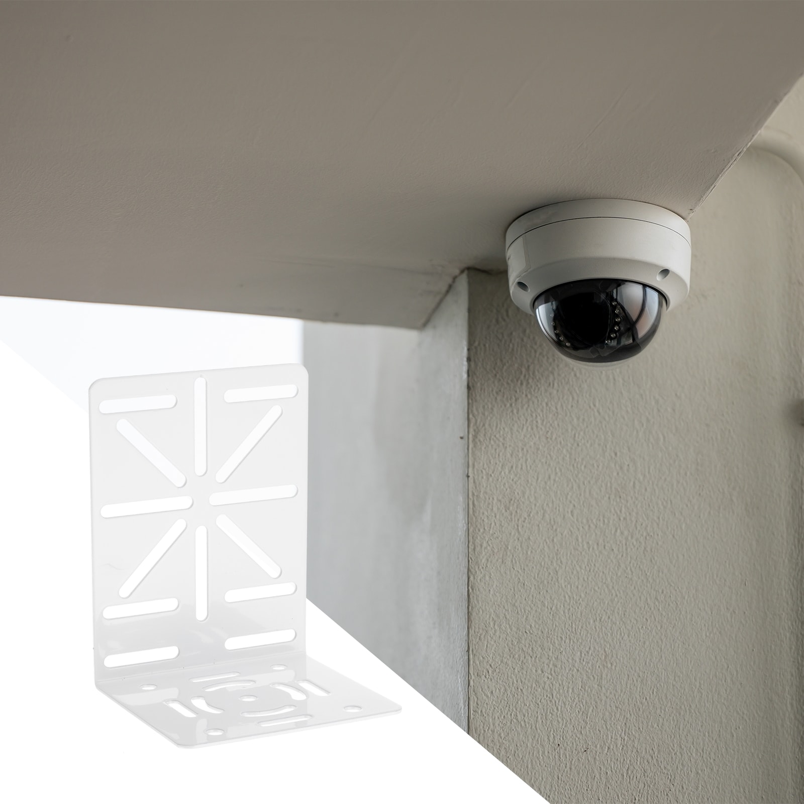 PATIKIL 1 Pack L-Shape Dome Mount Bracket 4.6 Inch Universal Auxiliary ...