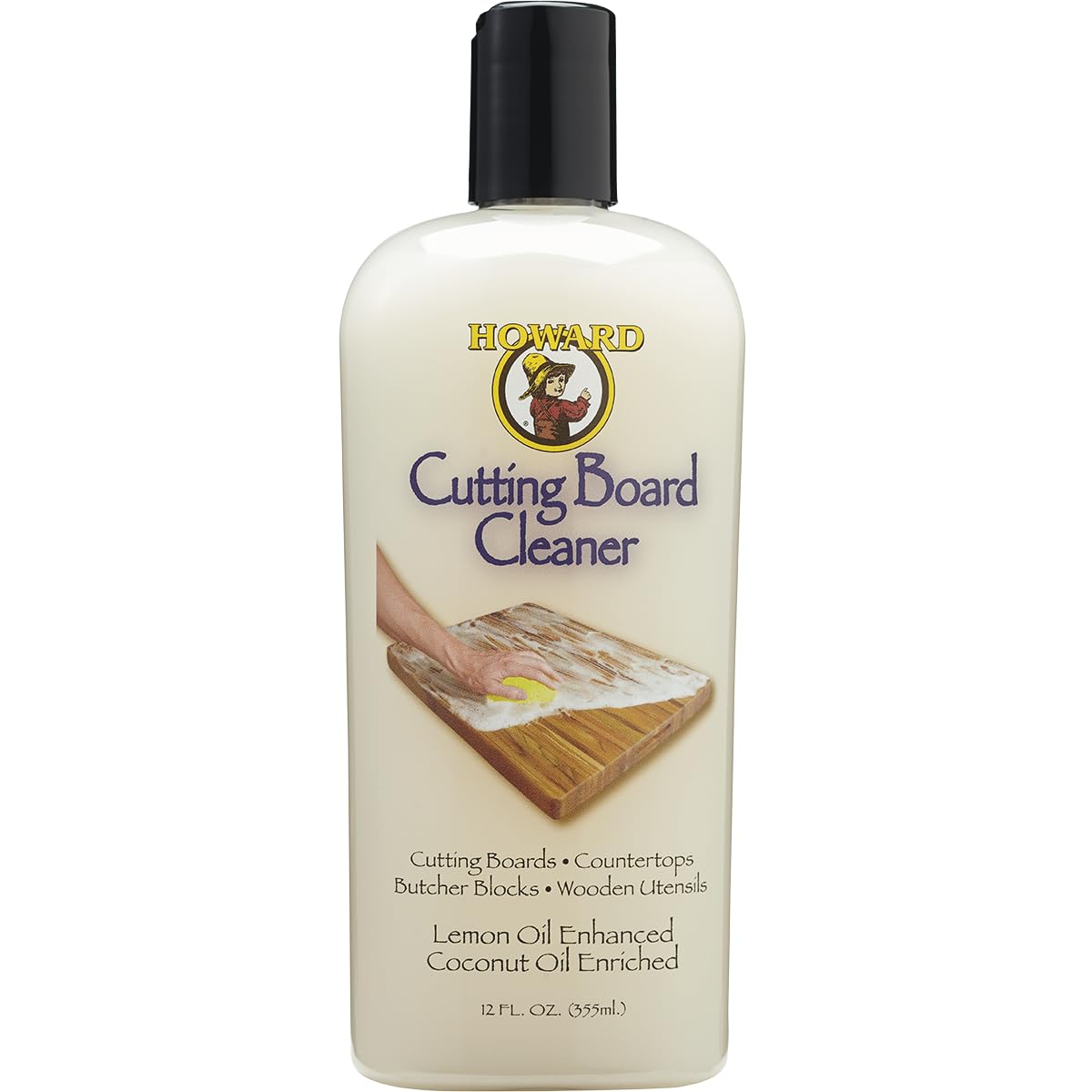 Howard Products CBC012 Wood Cutting Board Cleaner Wood Cleaner for ...