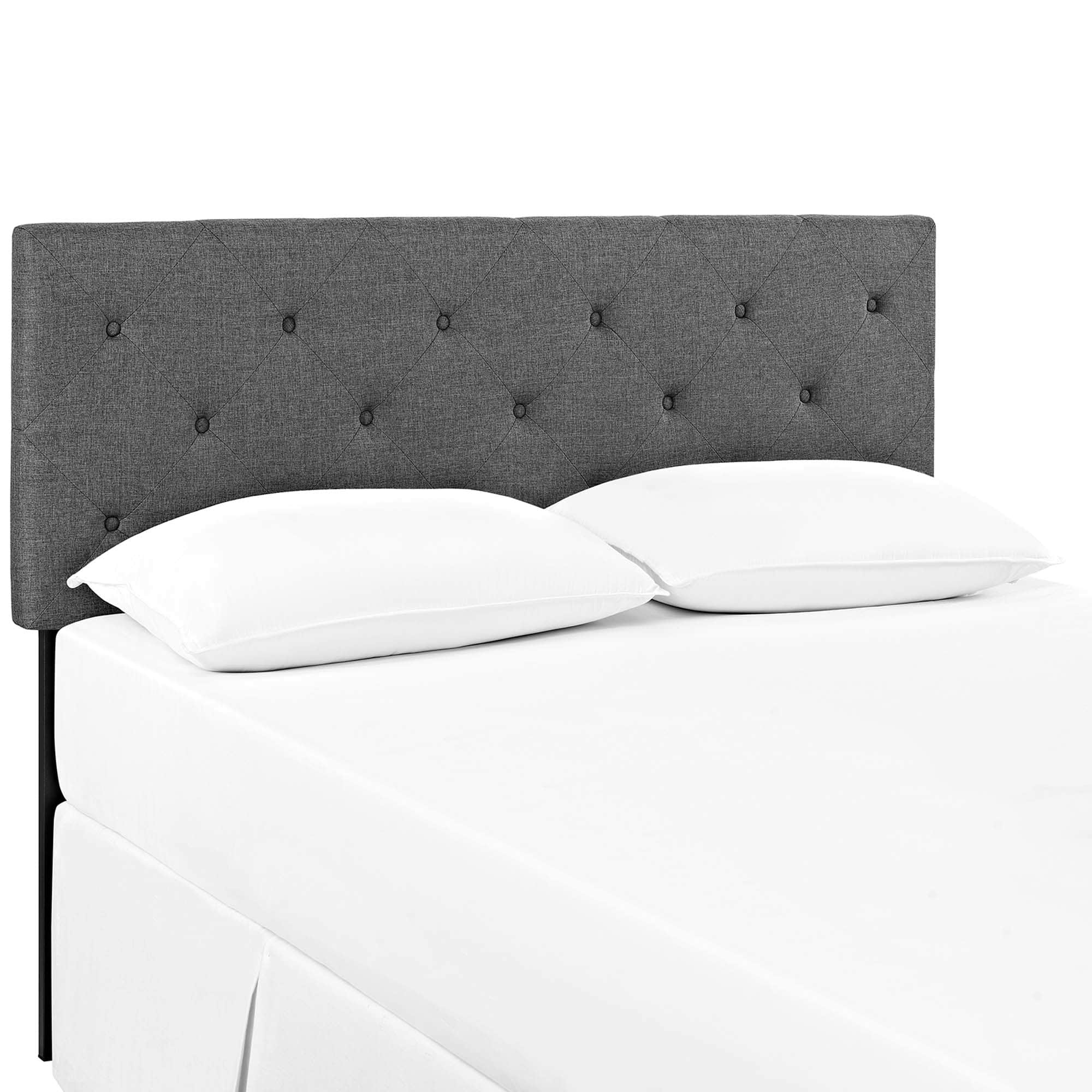 Modway Terisa Upholstered Fabric King Headboard in Gray in the ...