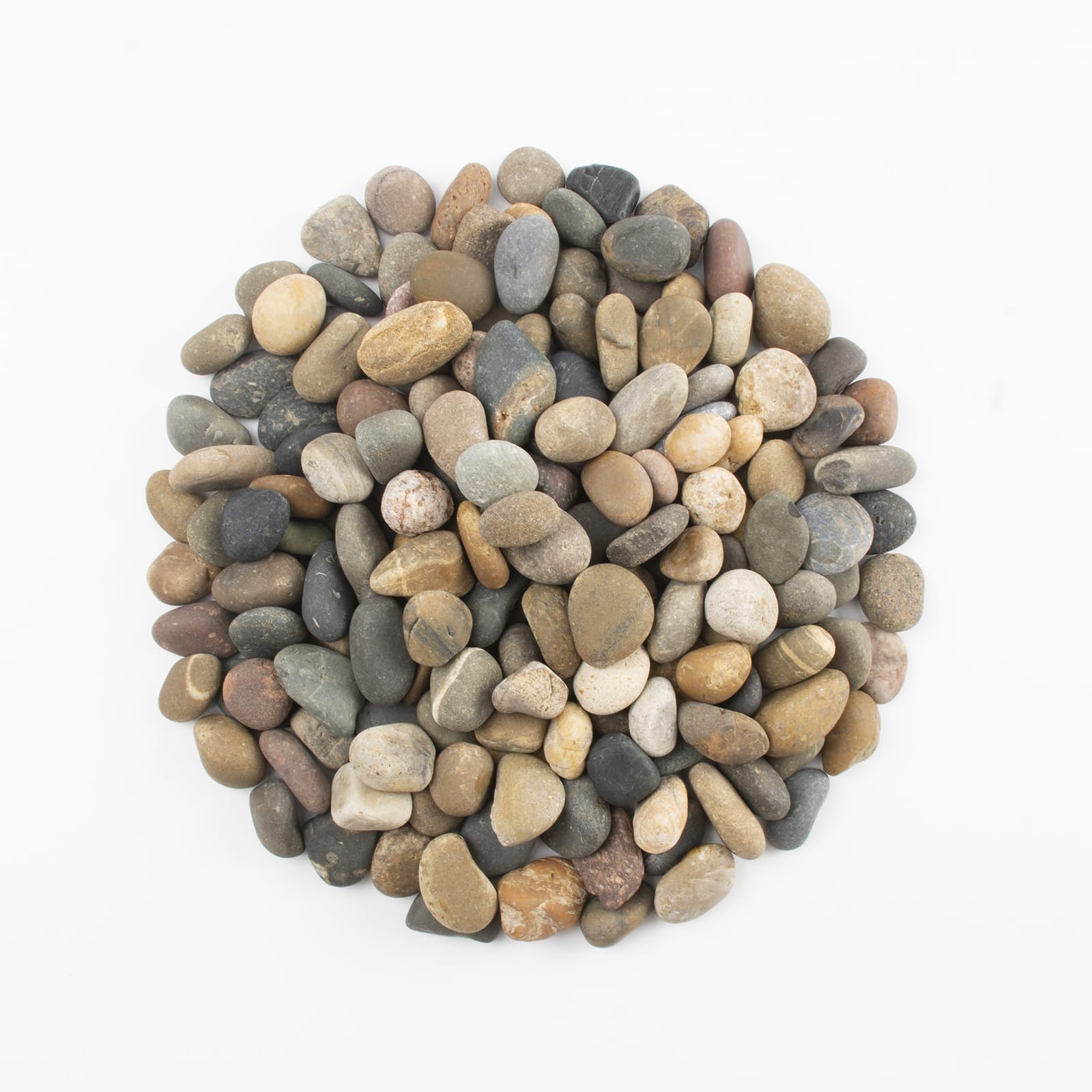 Afoxsos 40 lbs Natural Mixed Color River Stones 4 to 7 Inch Unpolished ...