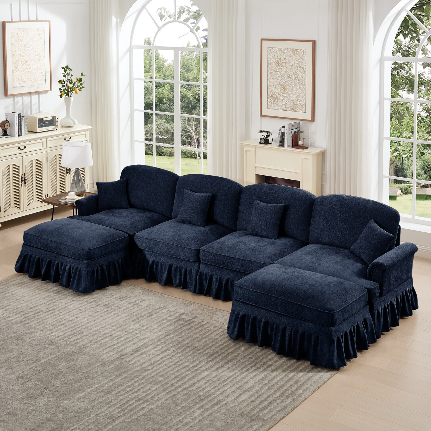 Streamdale Furniture Streamdale Classic U-Shape Sectional Sofa with ...