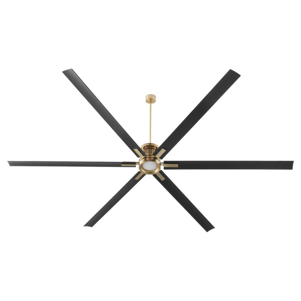 Quorum International Zeus Patio 6 Blade Ceiling Fan 21.1 Inch Tall and ...