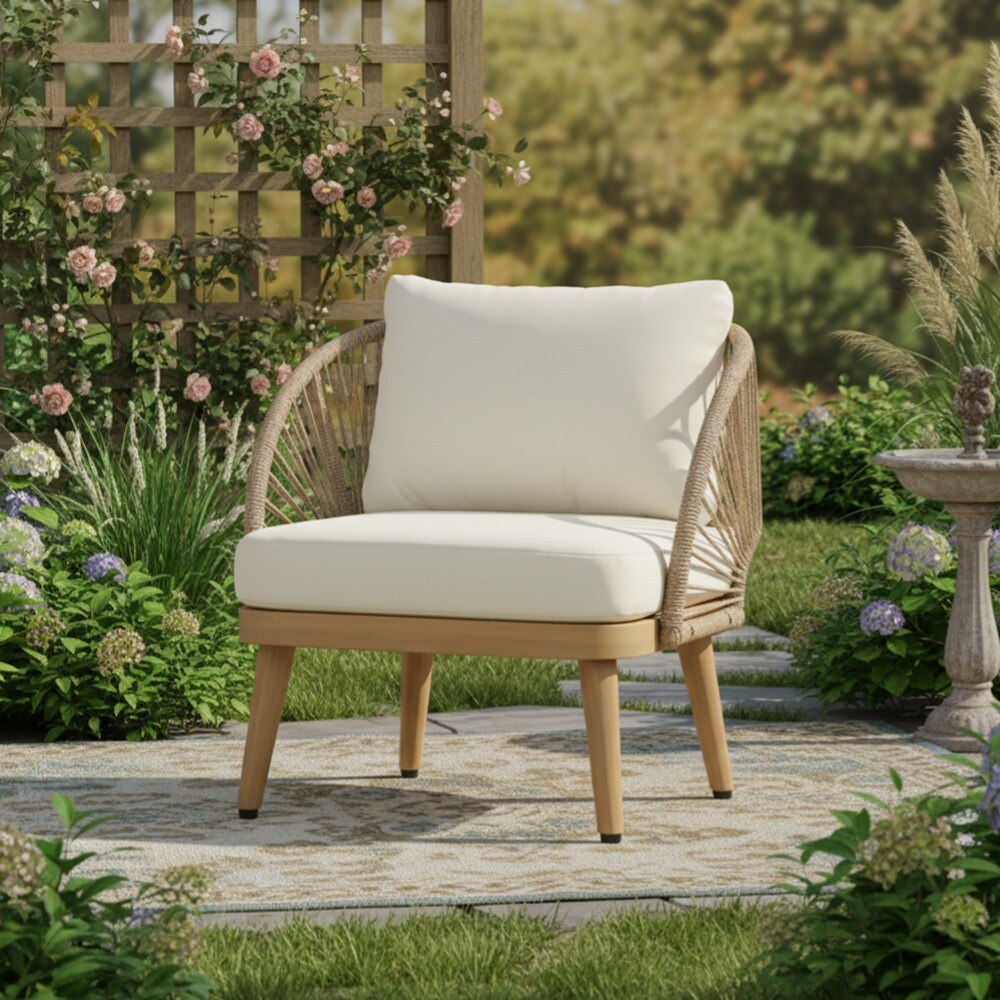 Wooakway Patio Chairs Club Chairs with Minimalistic Modern Design ...
