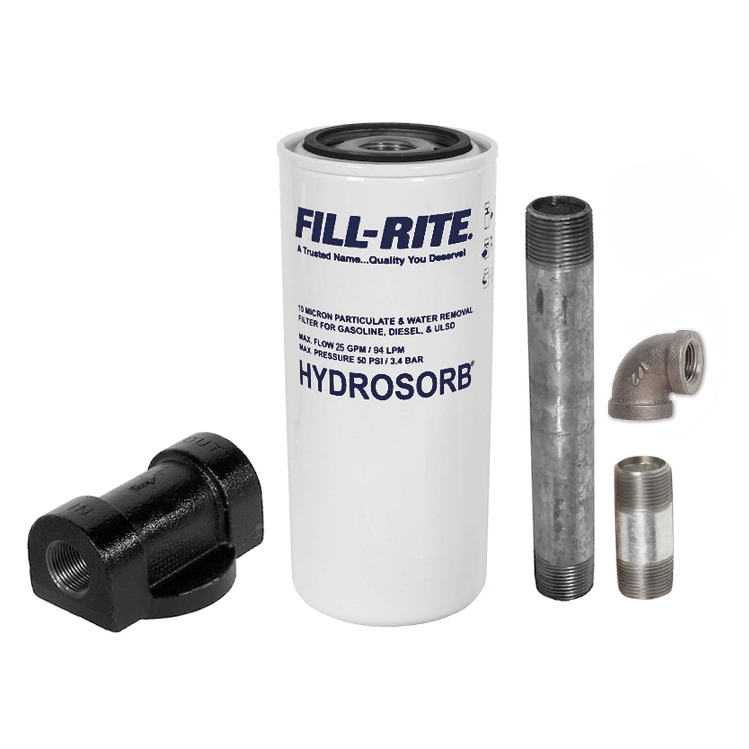 Fill-Rite 1210KTF7019 3/4 18 GPM (68 LPM) 10 Micron Hydrosorb Fuel ...