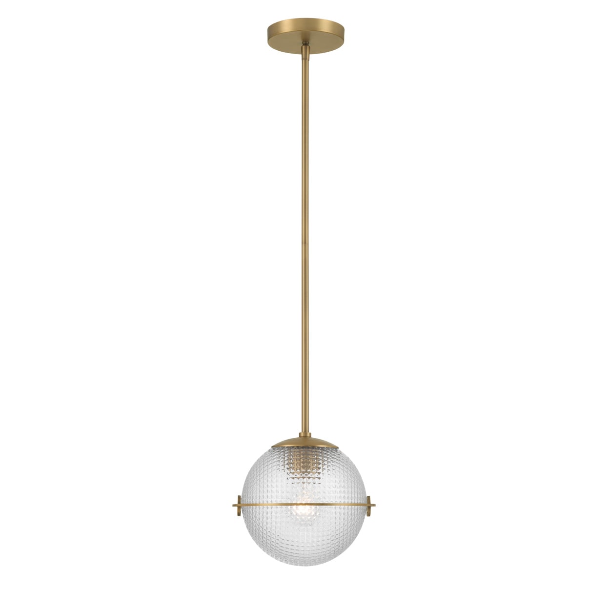 Minka Lavery Luniva 1 -Light Legacy Brass Transitional Textured glass ...
