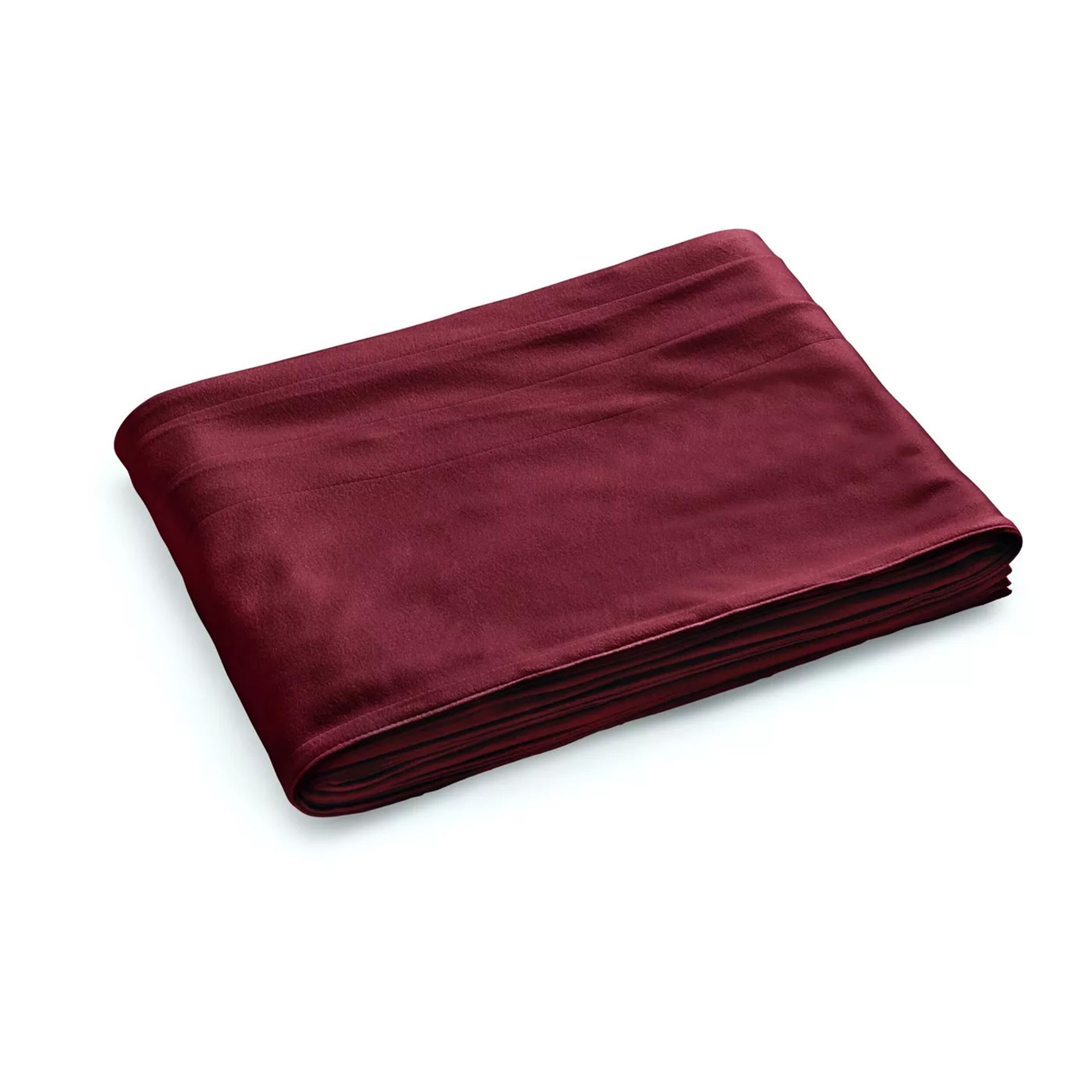 Sunbeam Queen Size Electric Fleece Heated Blanket in Garnet with Dual ...