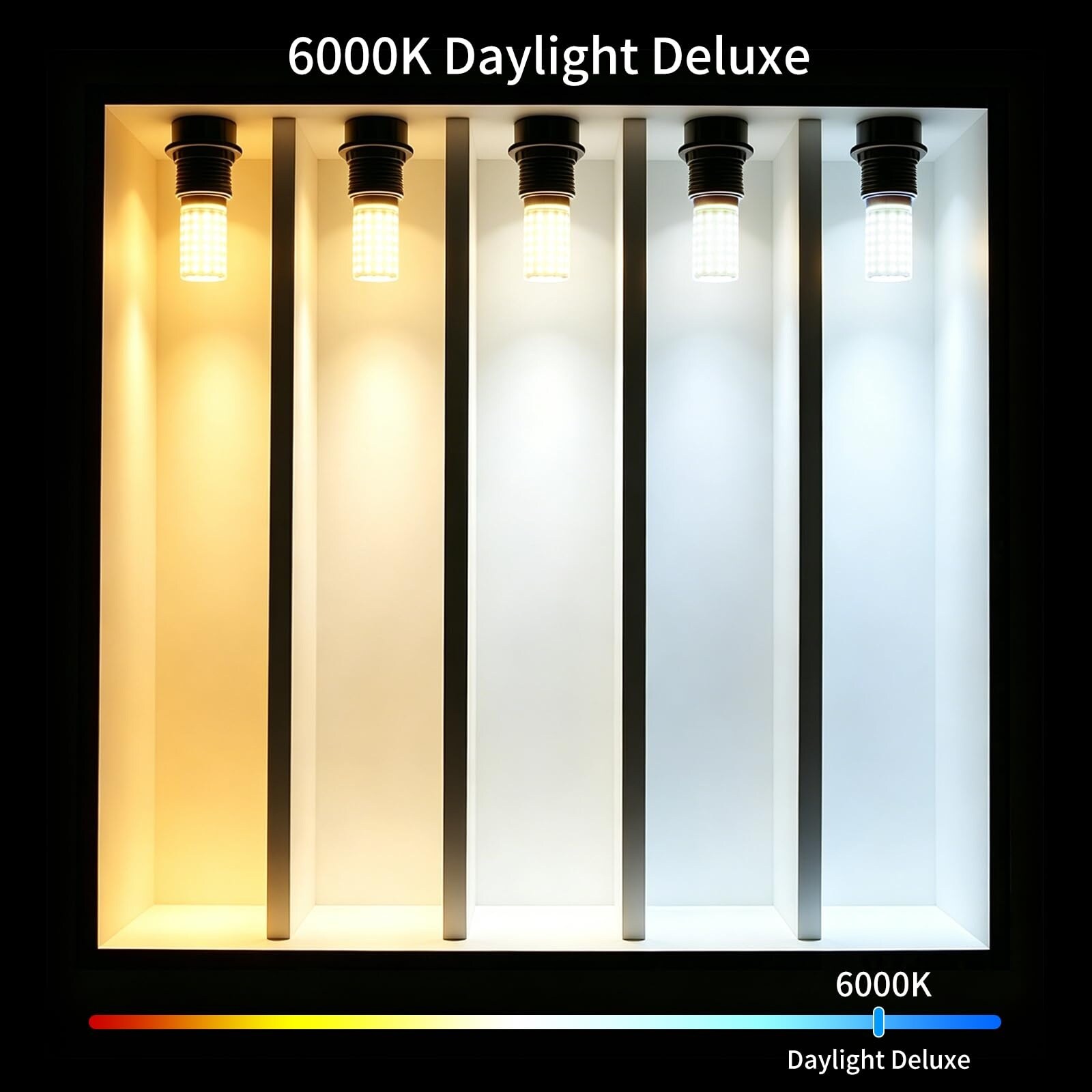 Lukvuzo 2 pack E26 LED bulb 7 watt 800 lumen daylight white 6000K ...
