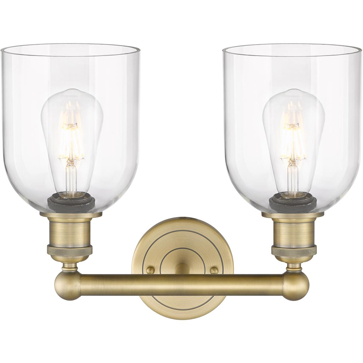 Innovations Lighting 616-2W-BB-G558-6CL Edison Bella Bathroom Vanity ...