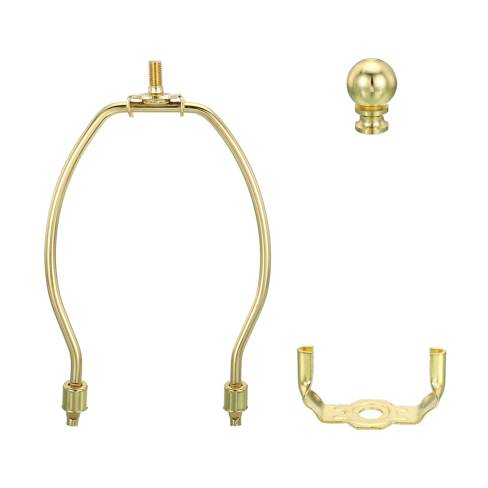 PATIKIL 6inch Lamp Harp Kit with Finial 1 Set Detachable Shade Bracket ...