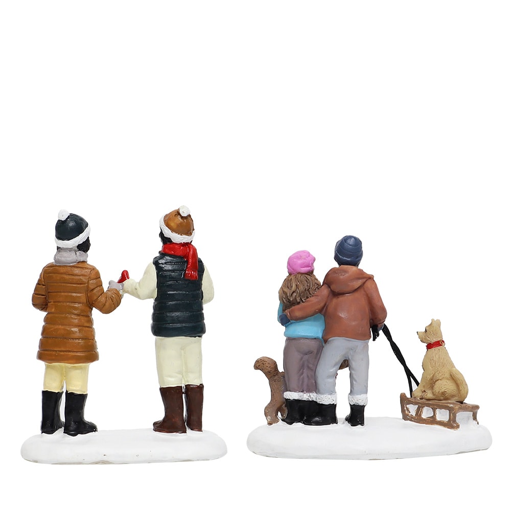 Carole Towne Winter Villagers Village scene in the Christmas Villages ...