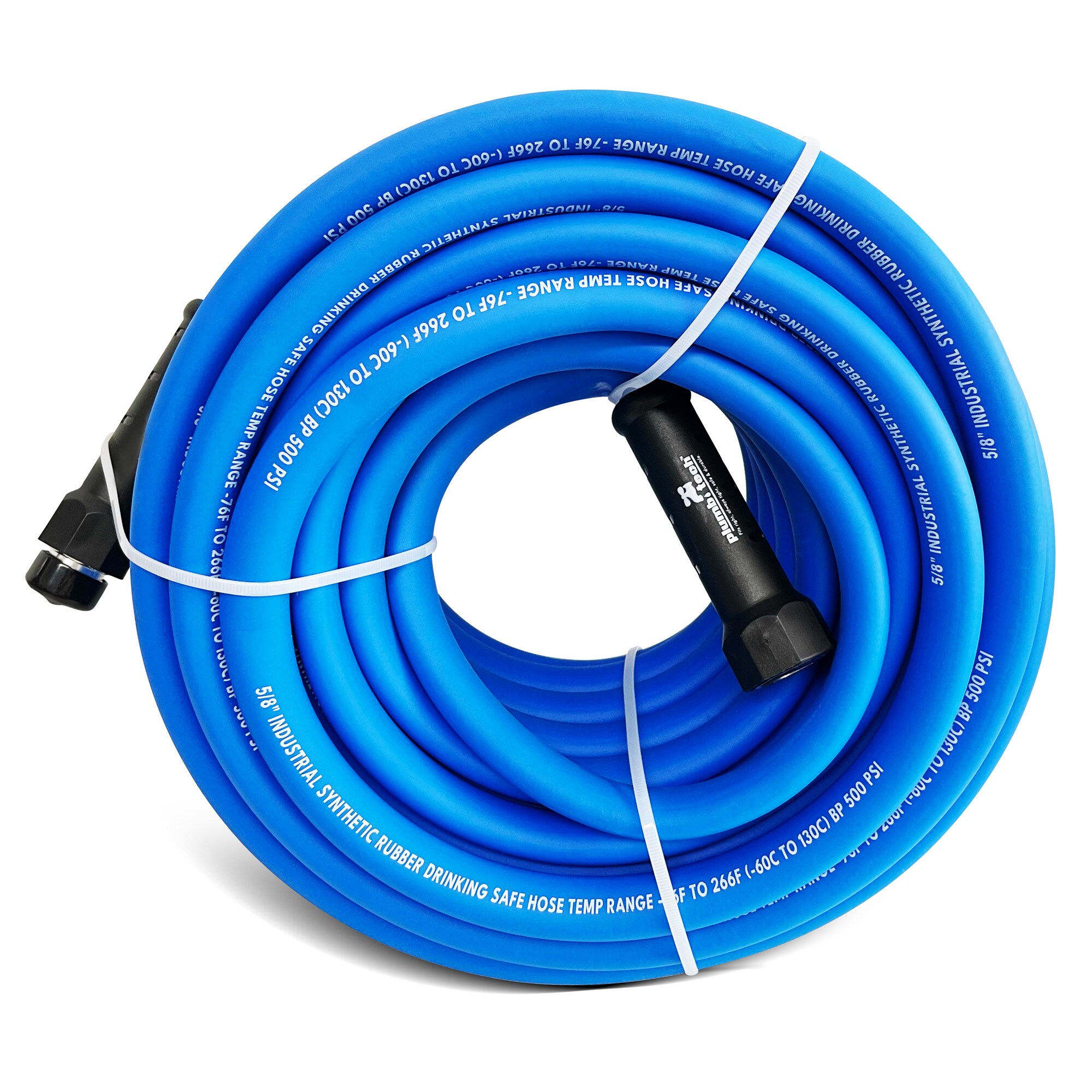 Plumb Tech Industrial Grade 5/8-in x 75-ft Heavy -Duty Kink Free Rubber ...