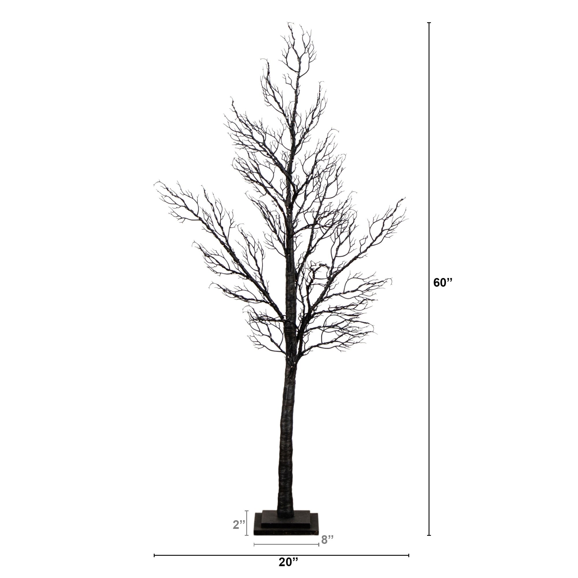 Nearly Natural 60-in Freestanding Lighted Happy halloween Artificial ...