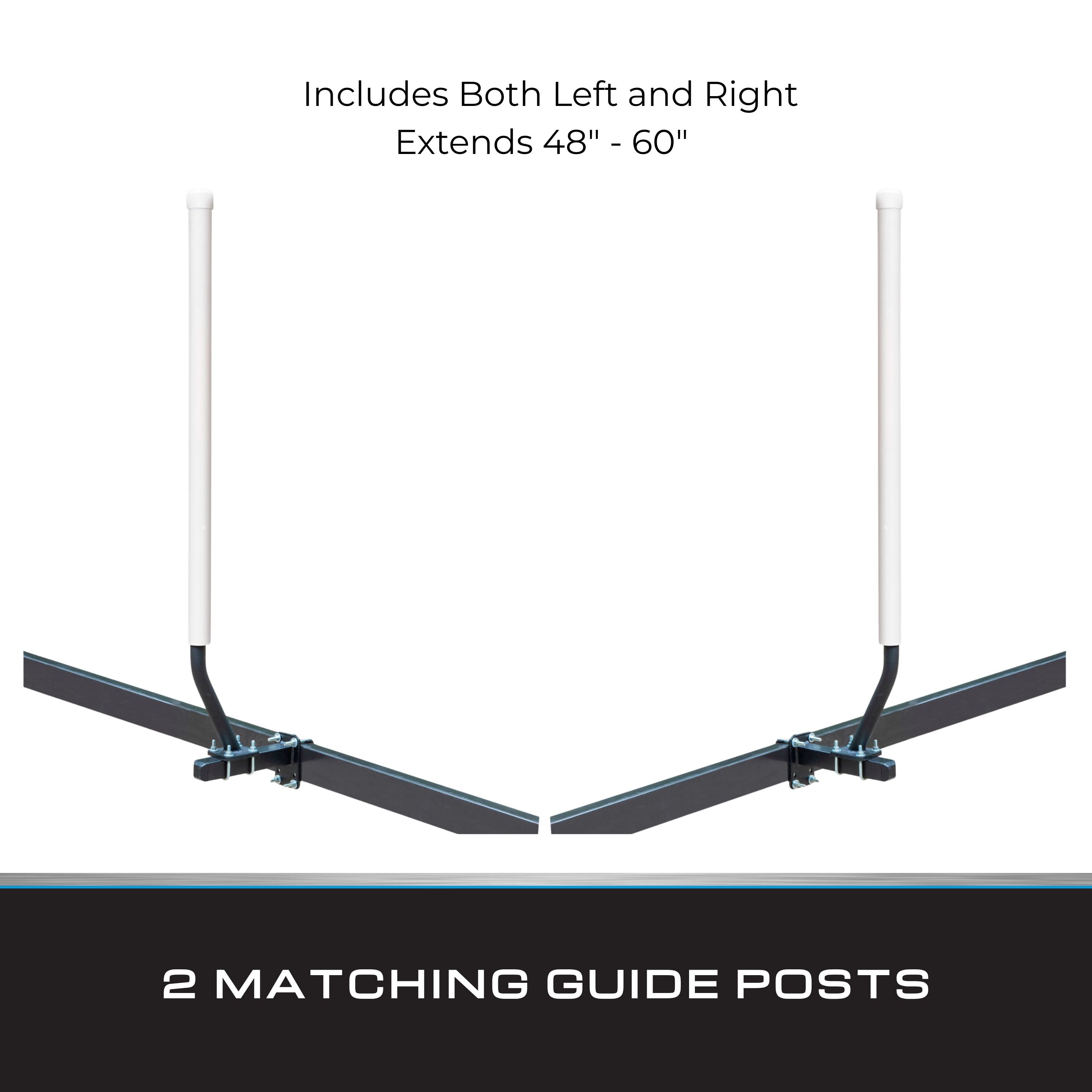 Tie Down 48 to 60 in Adjustable Floating Guide Post White in the ...